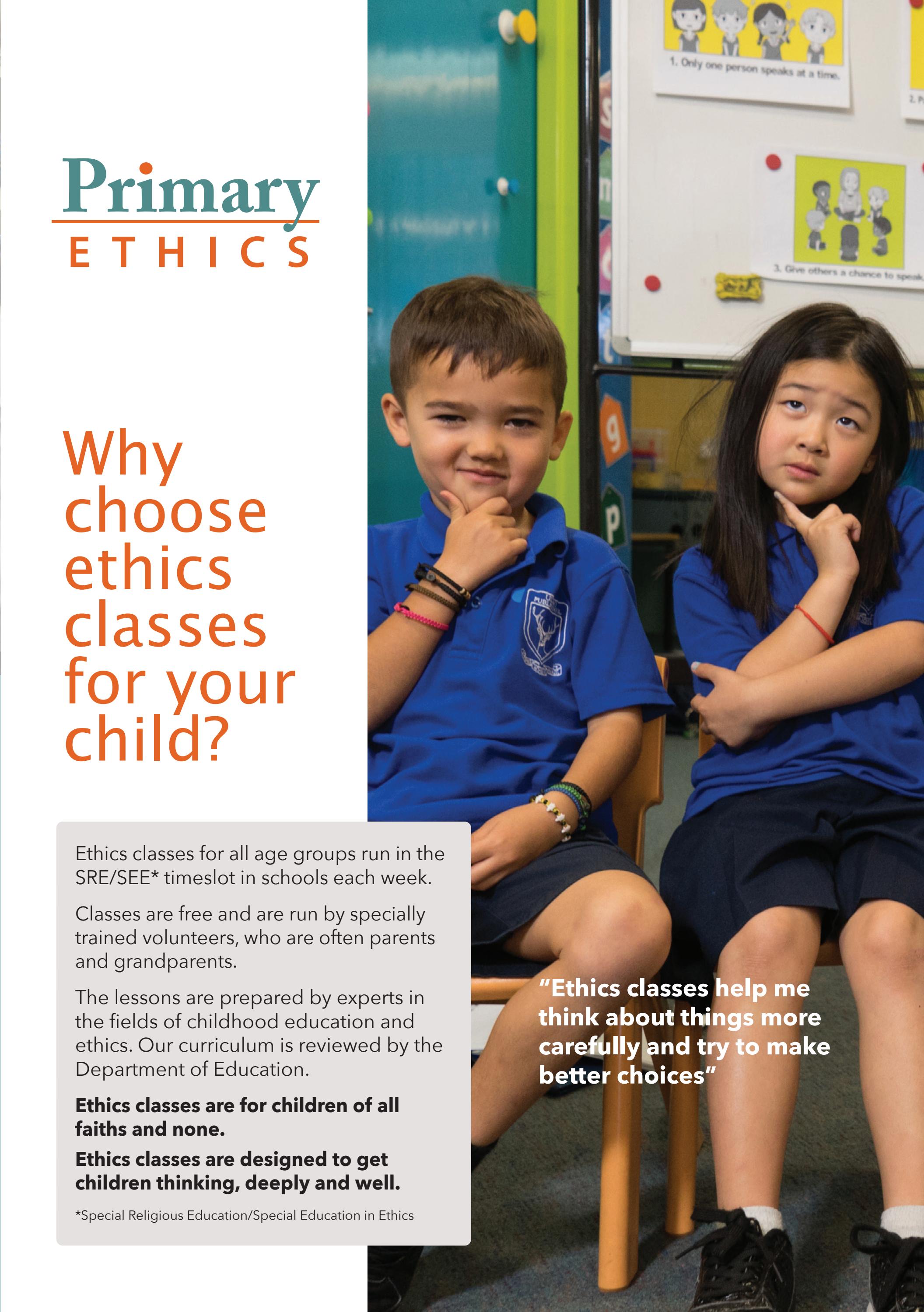 Why choose ethics for your child? by PrimaryEthics - Issuu