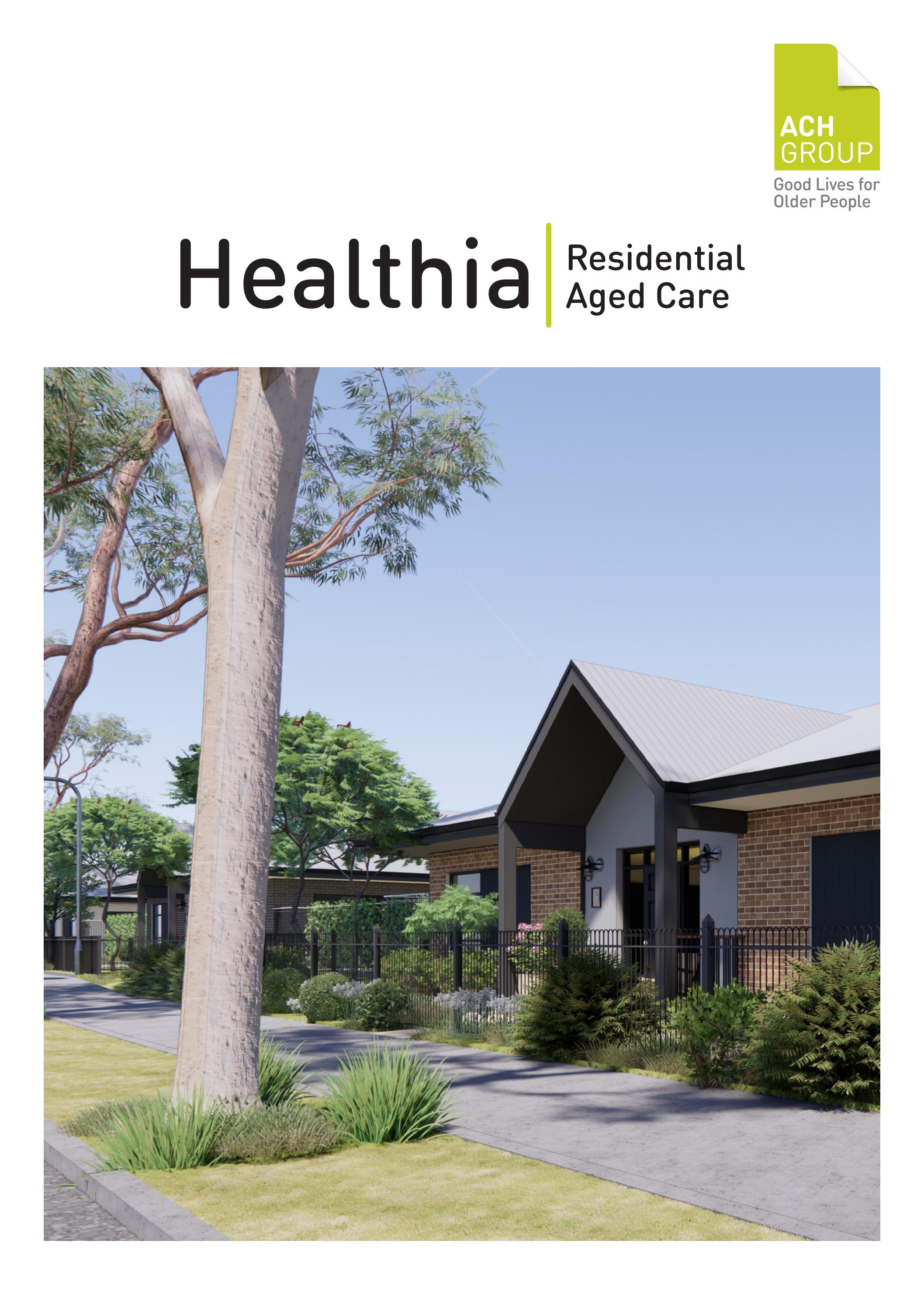 ACH Group - Healthia Residential Aged Care by ACH Group - Issuu