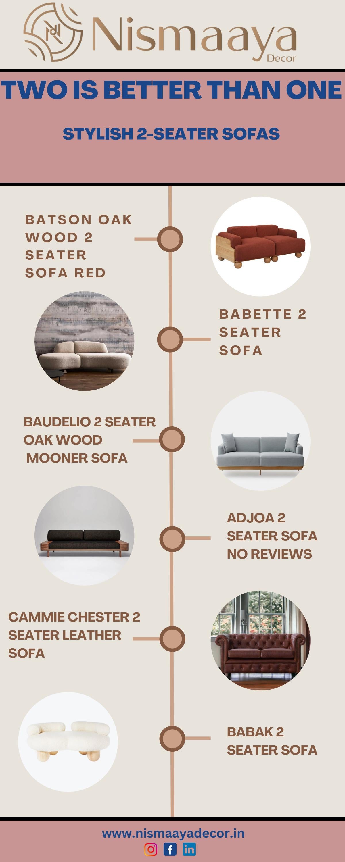 Two is Better than One - Stylish 2-Seater Sofas by NismaayaDecor - Issuu