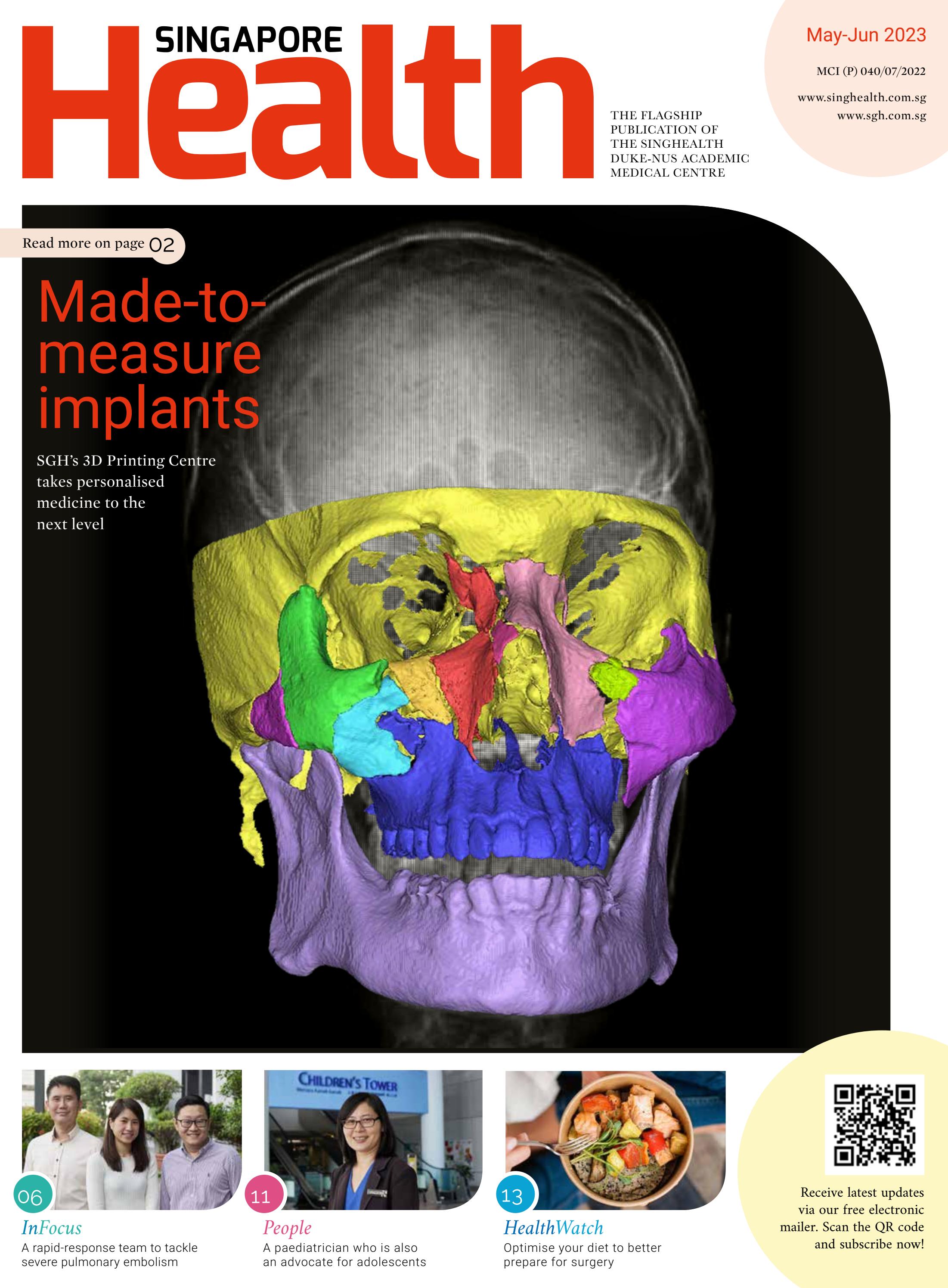 Singapore Health May-Jun 2023 issue by SingHealth - Issuu