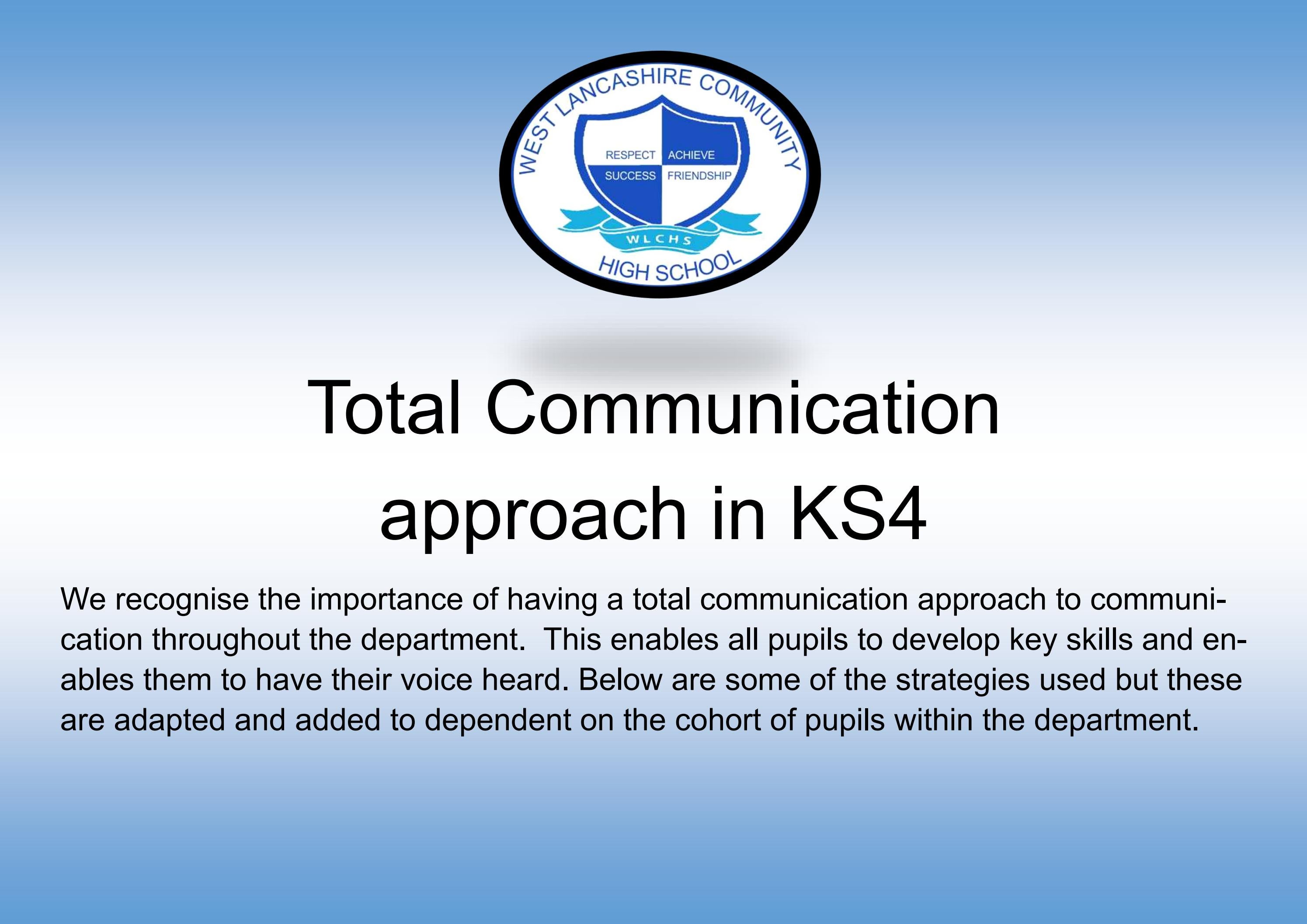 KS4 Total Communication by Schudio - Issuu