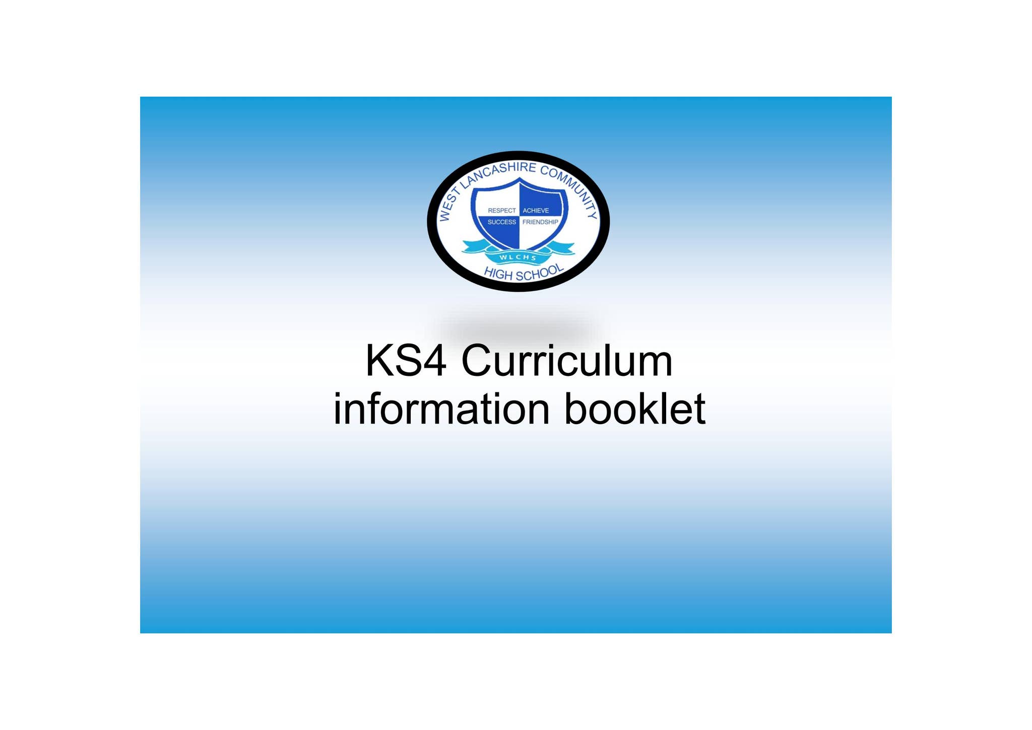 KS4 Curriculum Overview by Schudio - Issuu