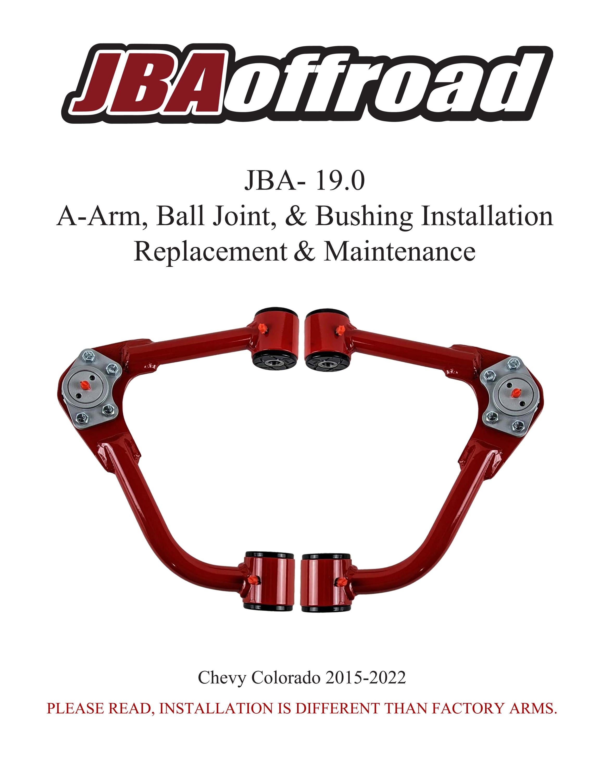 JBA-19.0 Chevy Colorado by JBA Offroad - Issuu