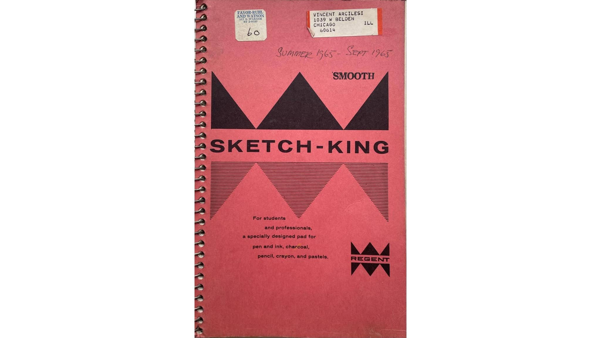 Sketchbook summer 1965 by AHA Fine Art - Issuu