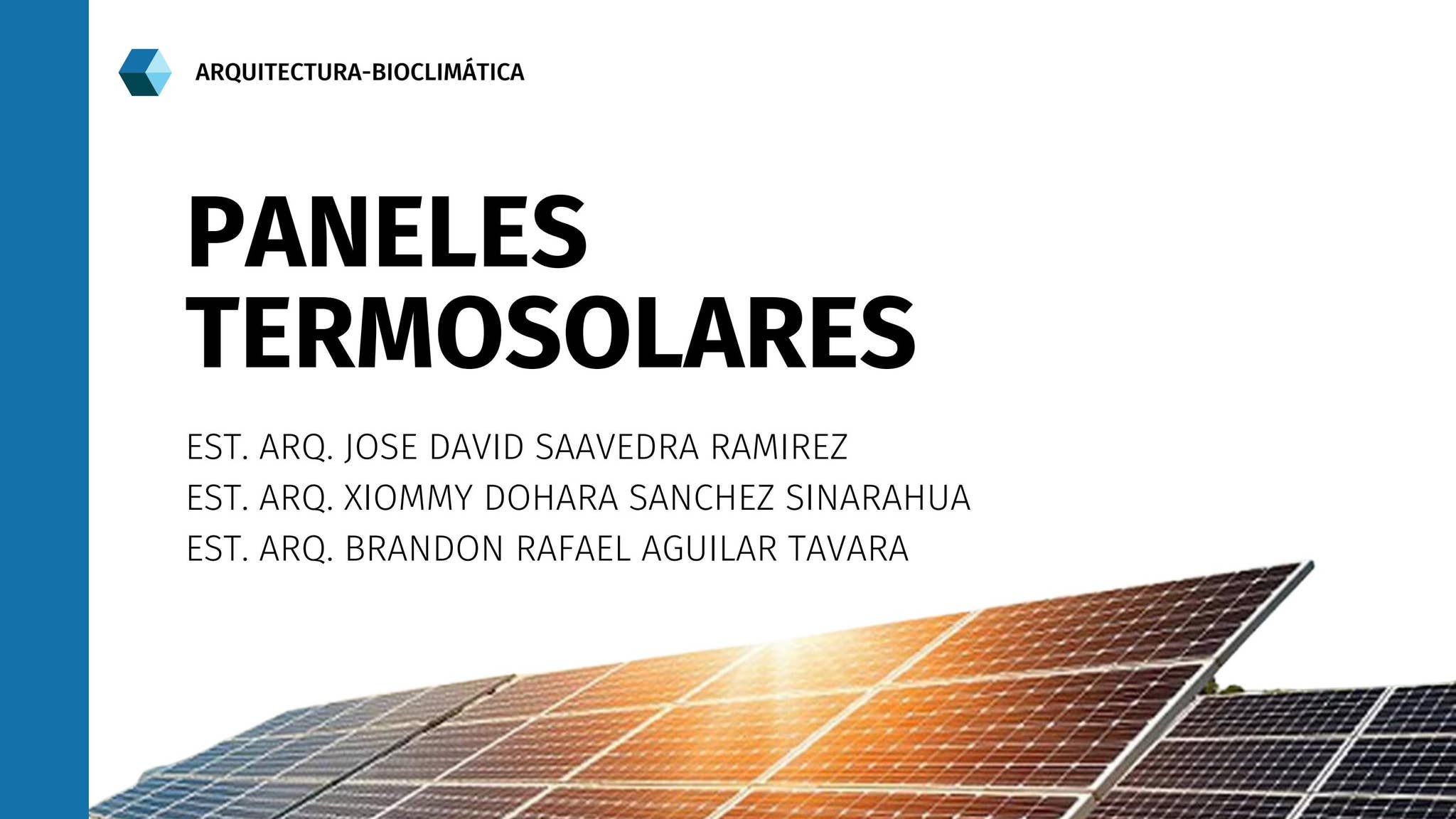 PANELES TERMOSOLARES by Brandon Rafael Aguilar Tavara - Issuu