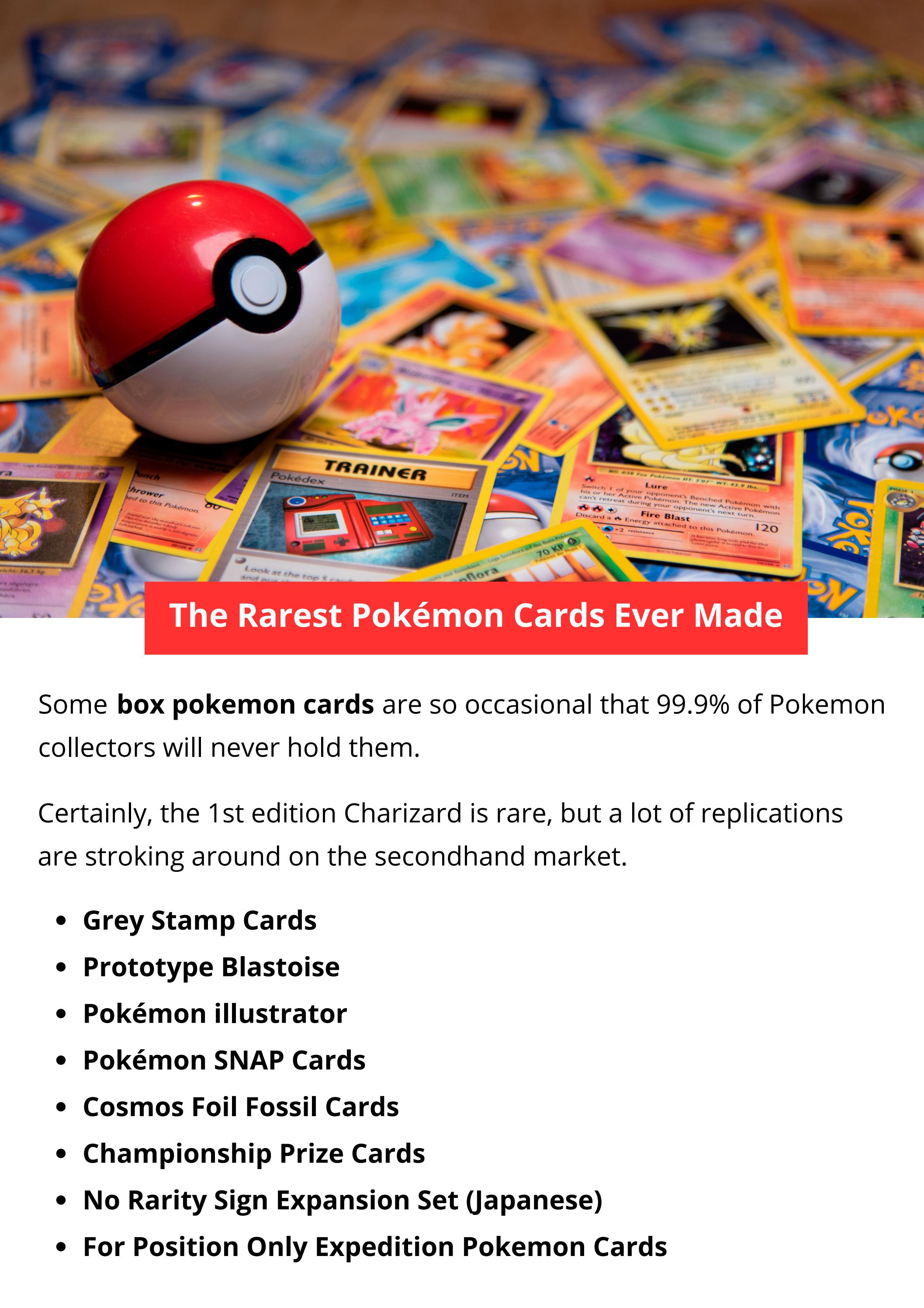 The Rarest Pokémon Cards Ever Made by jonesashley - Issuu