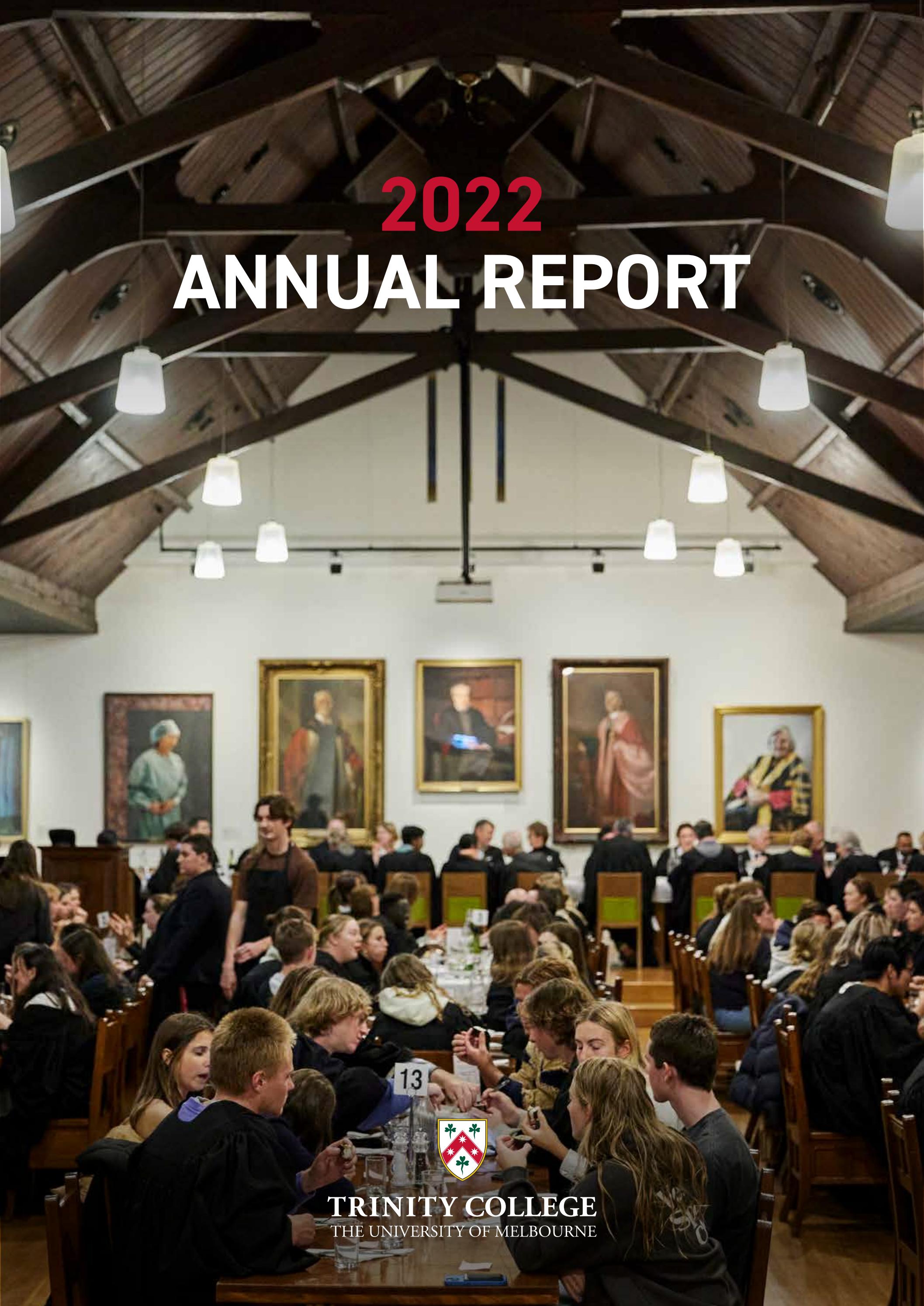 Trinity College Annual Report by Trinity College Collections - Issuu