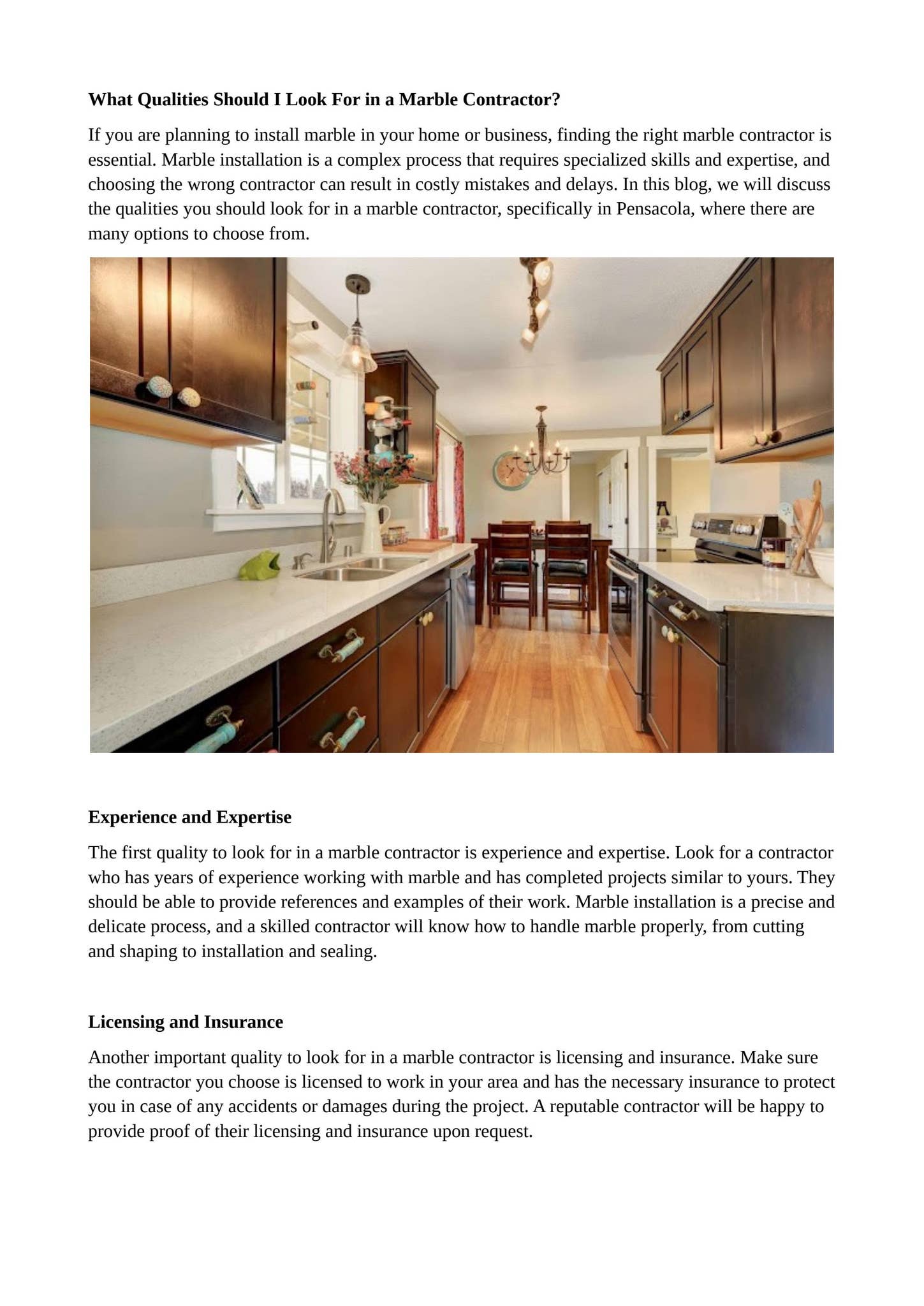 What Qualities Should I Look For in a Marble Contractor? by Legacy ...