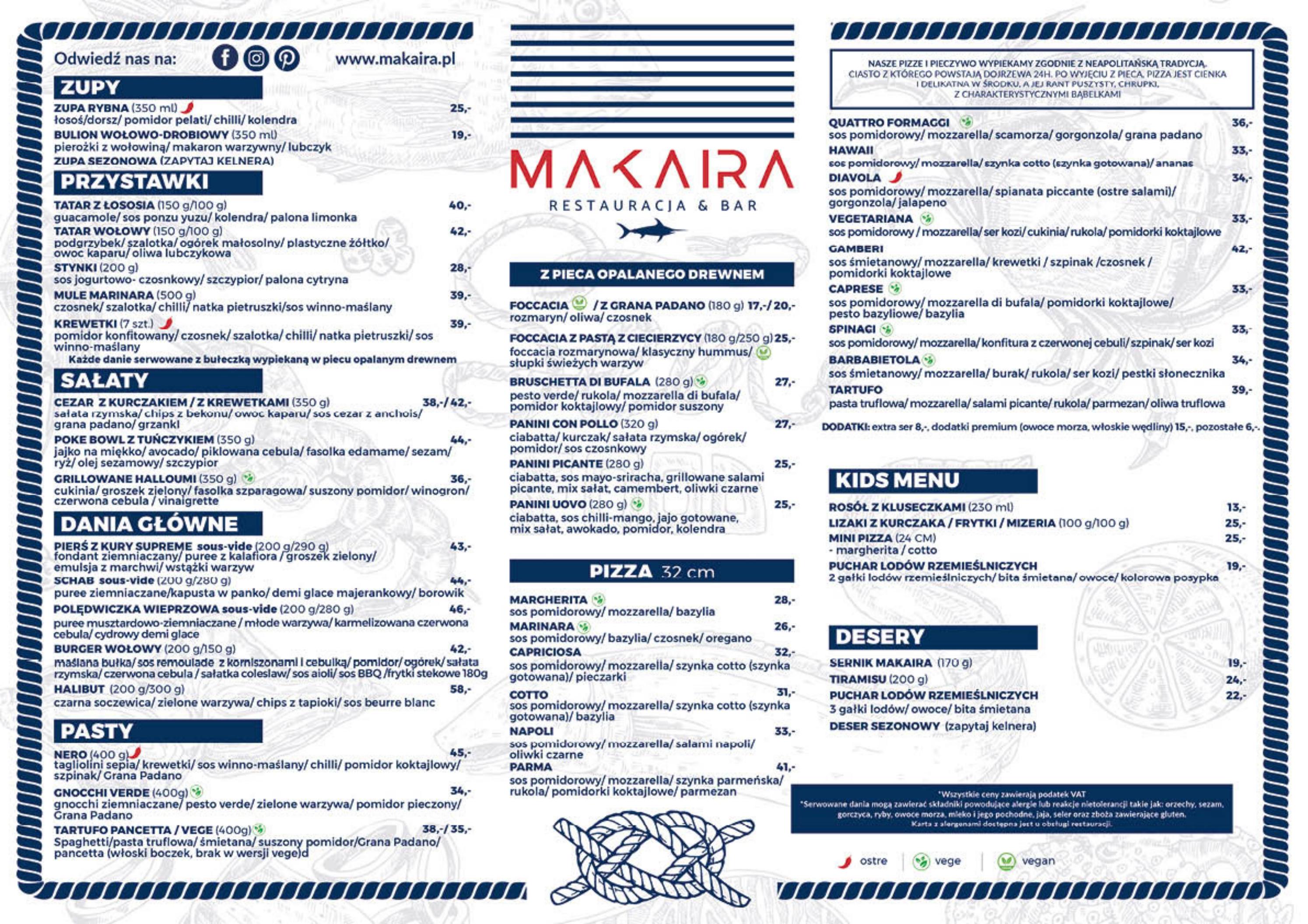 MAKAIRA Restauracja & Bar by MAKAIRA Restauracja & Bar - Issuu