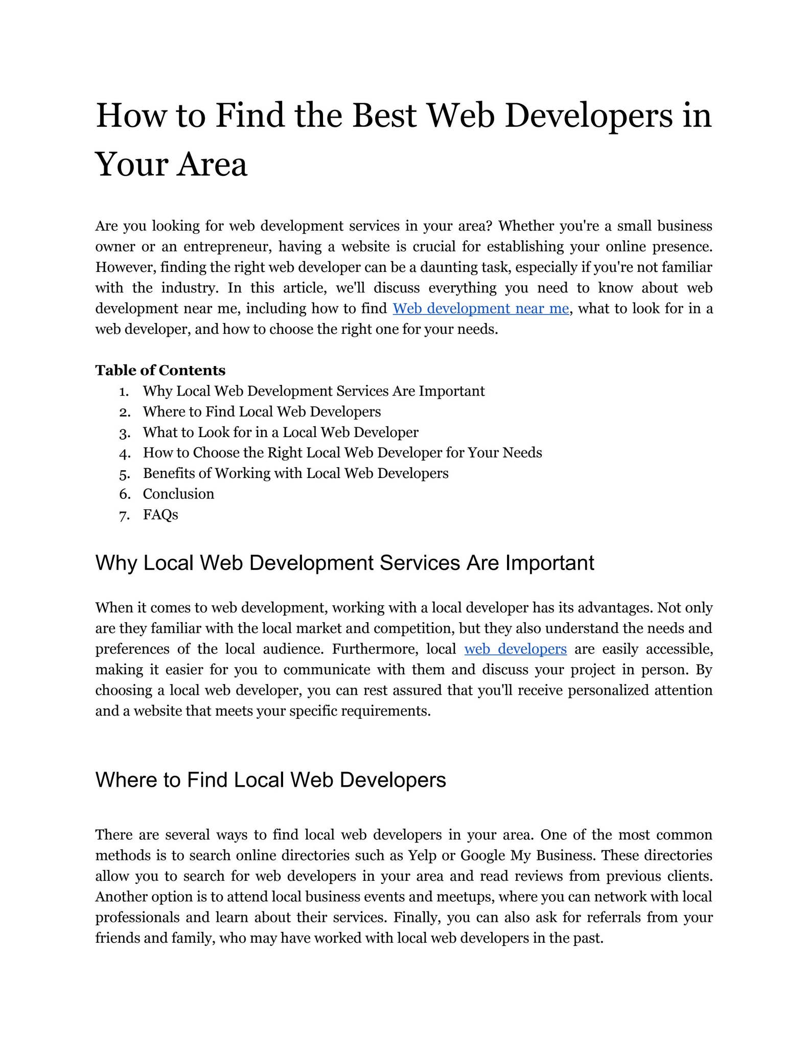 How to find the best Web Developers in your area by Colourmoon ...
