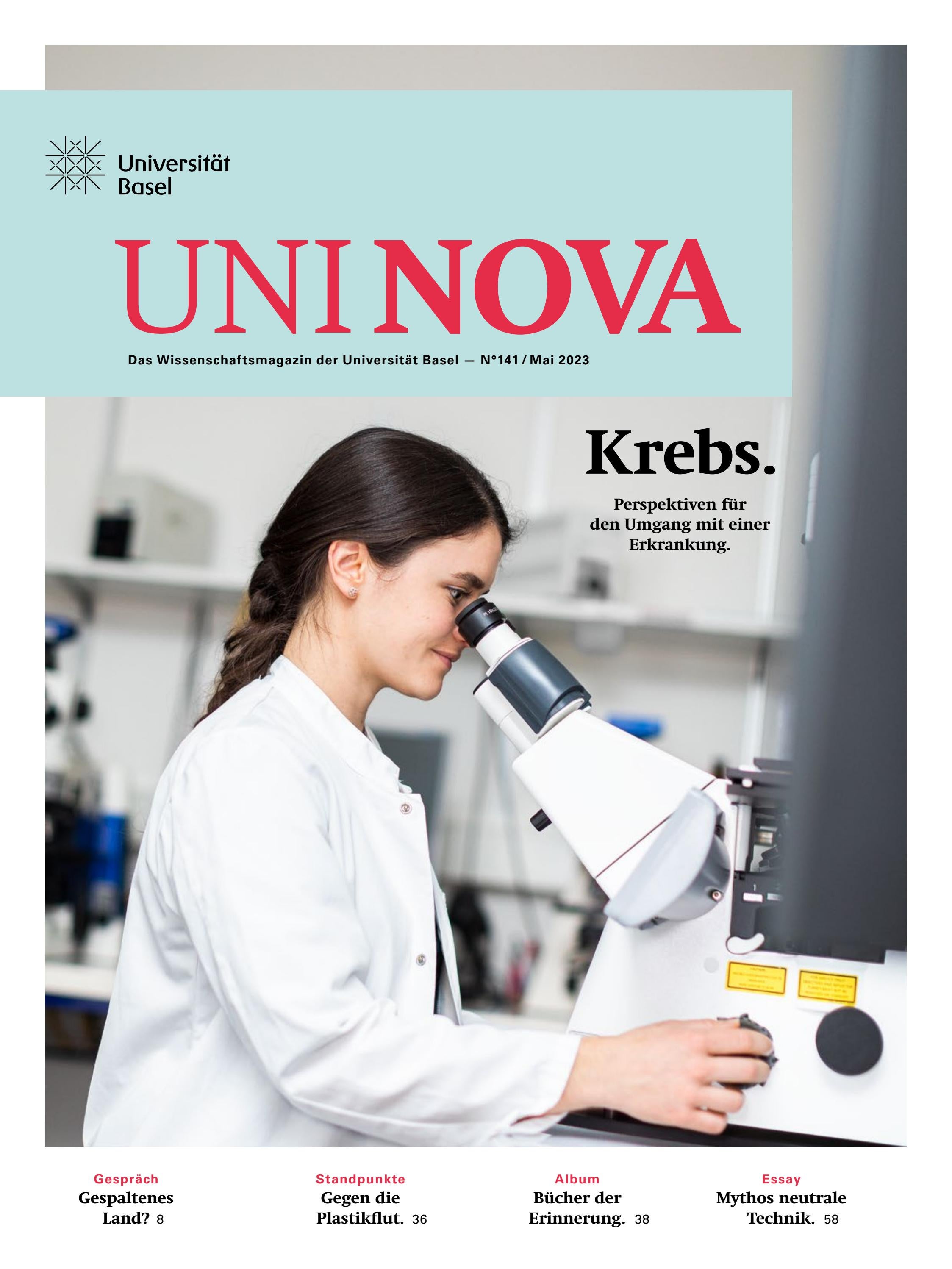 UNI NOVA 141 (2023/01): Krebs - Perspektiven für den Umgang mit einer ...