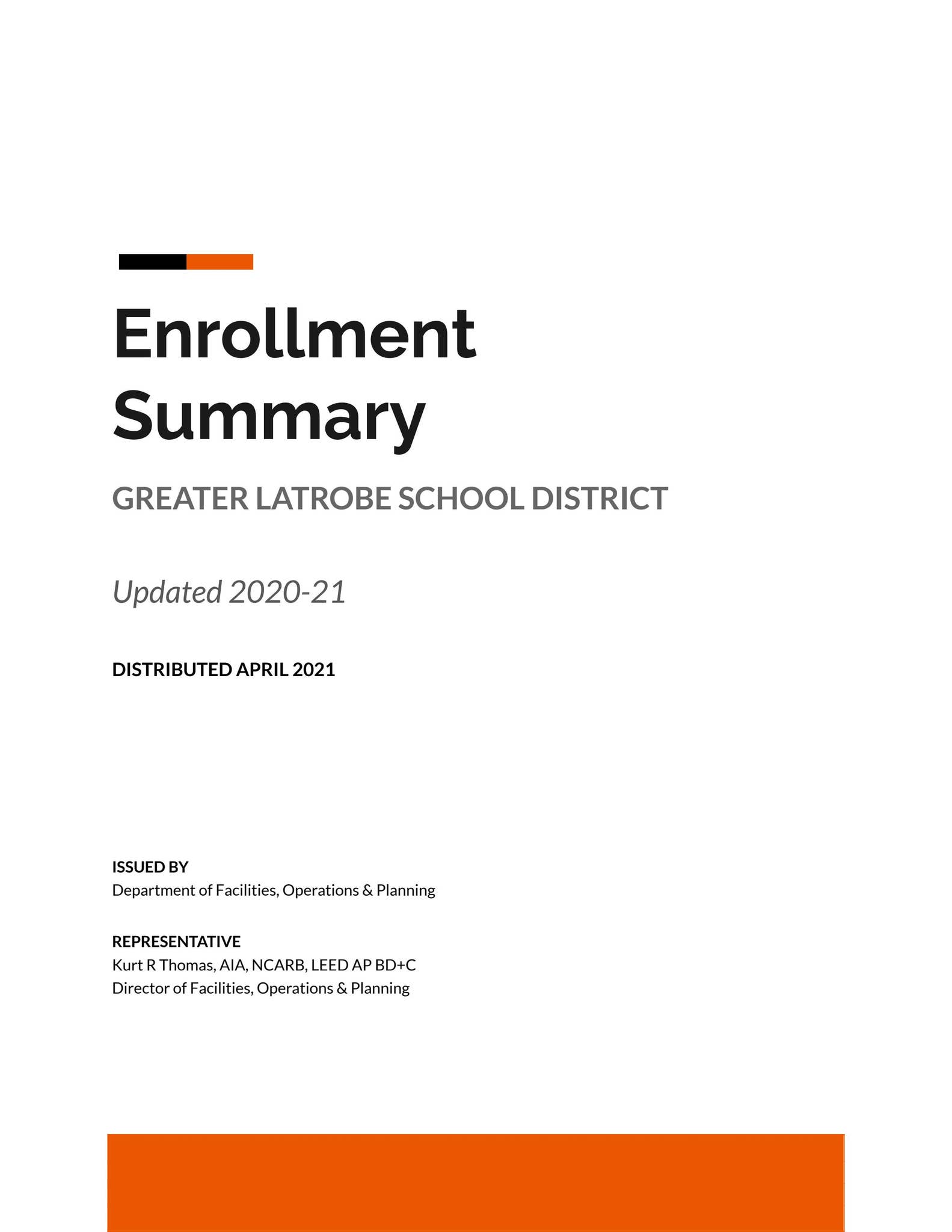 09 - Enrollment Projection Summary by Mandy Newcomer - Issuu