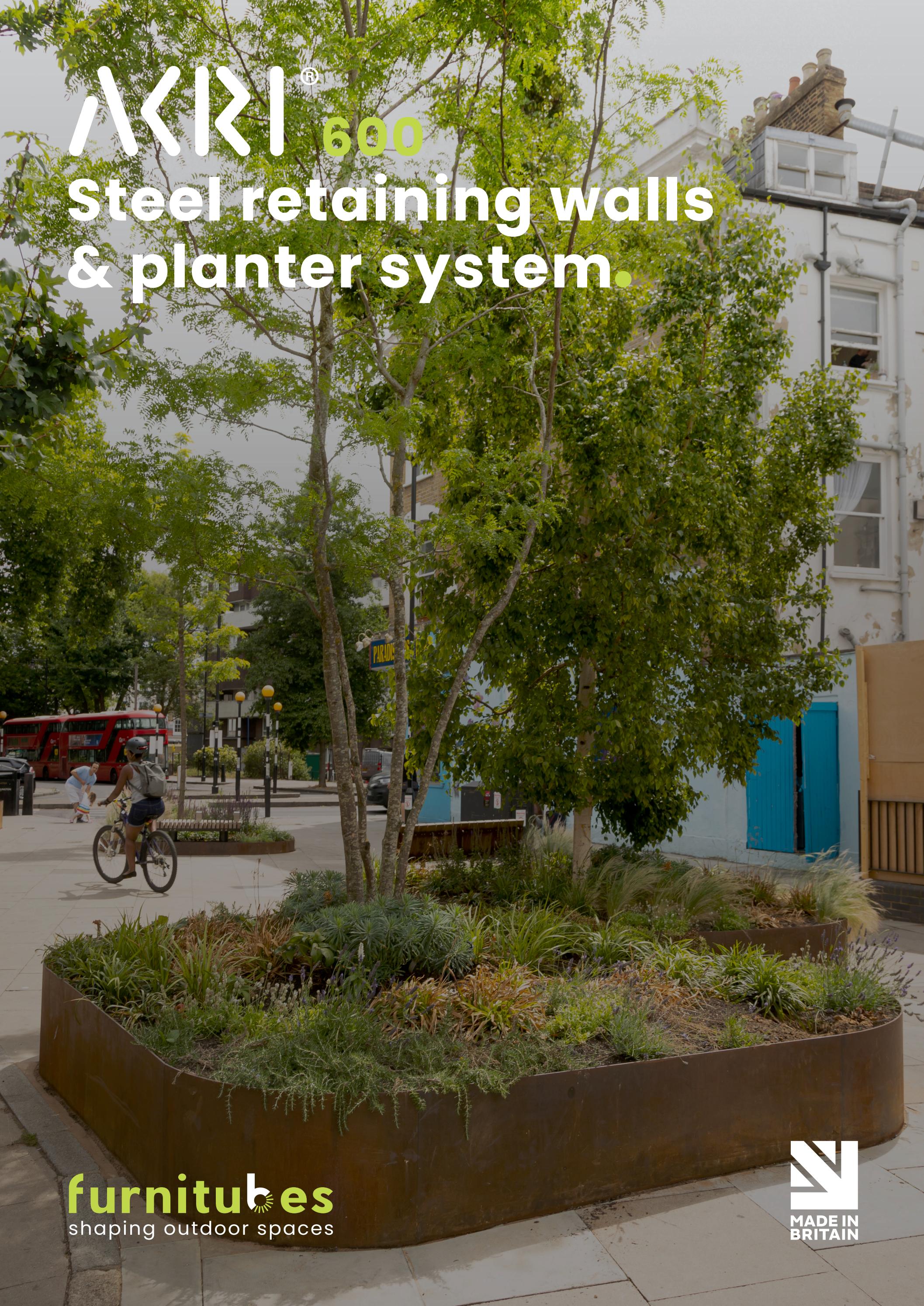 AKRI 600 Steel Retaining Walls & Planter System (2022) by Furnitubes ...