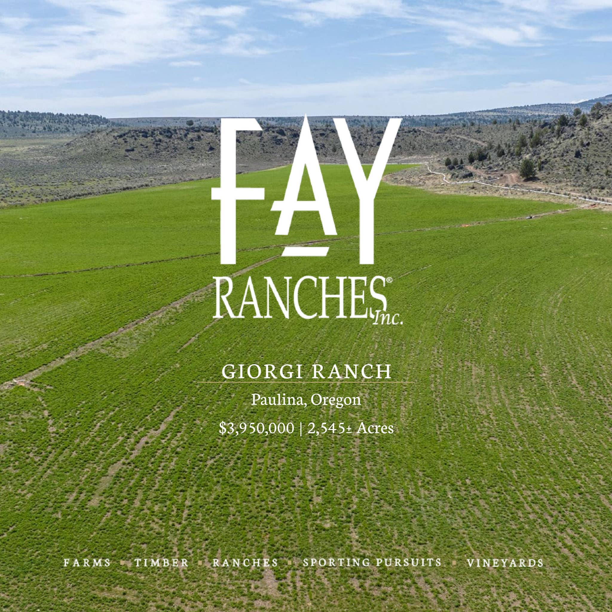 SOLD: Giorgi Ranch | Fay Ranches by Fay Ranches - Issuu