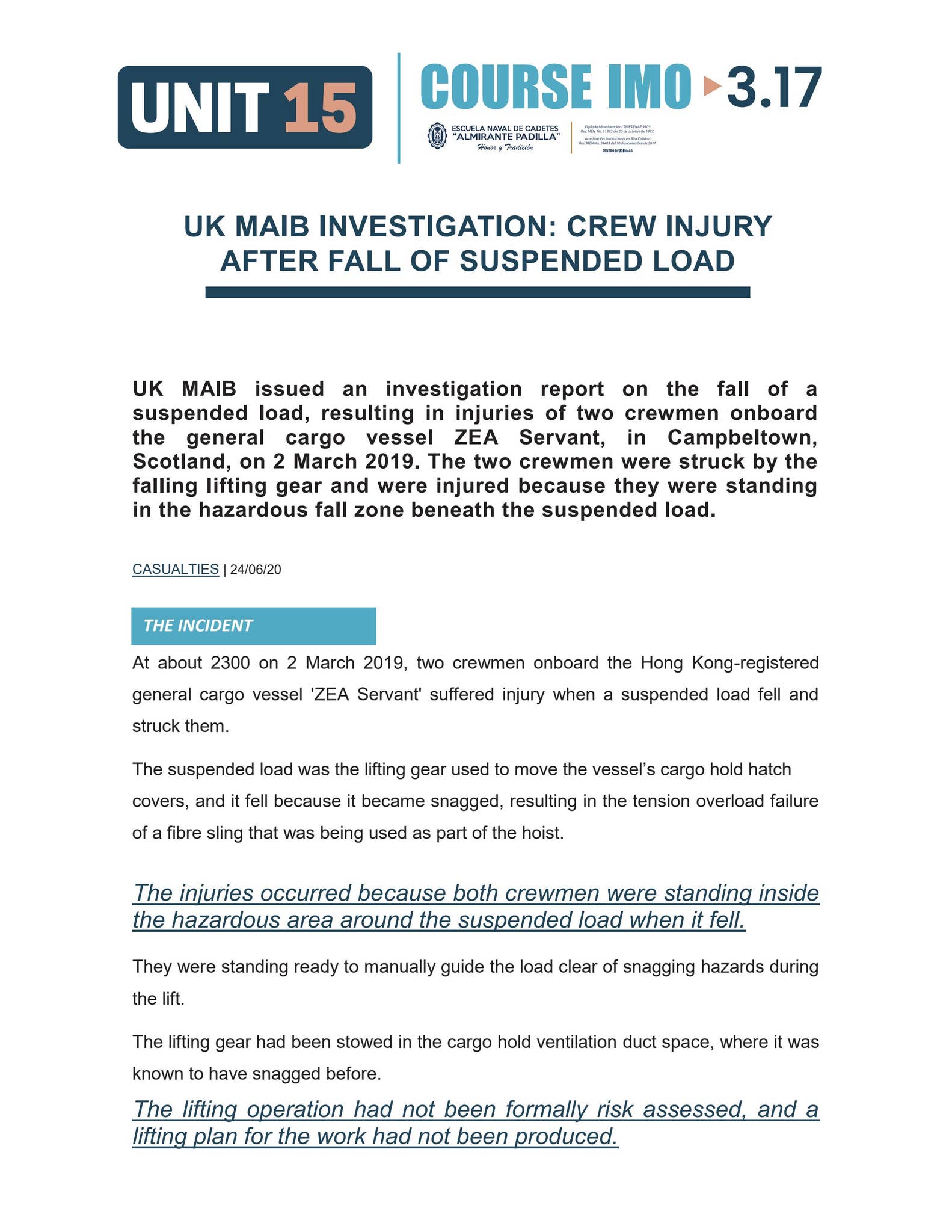 UK MAIB investigation by DITIC2023 - Issuu
