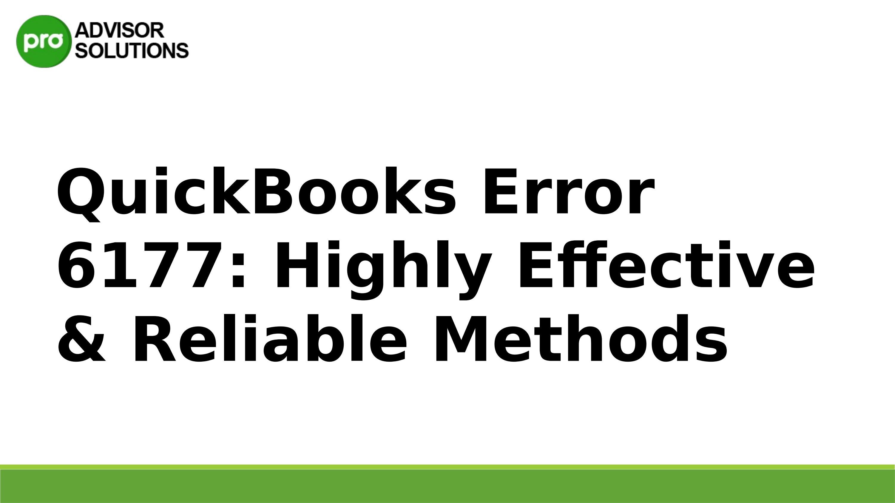 Here is a simple guide to fix quickbooks error 6177 by John Mule - Issuu
