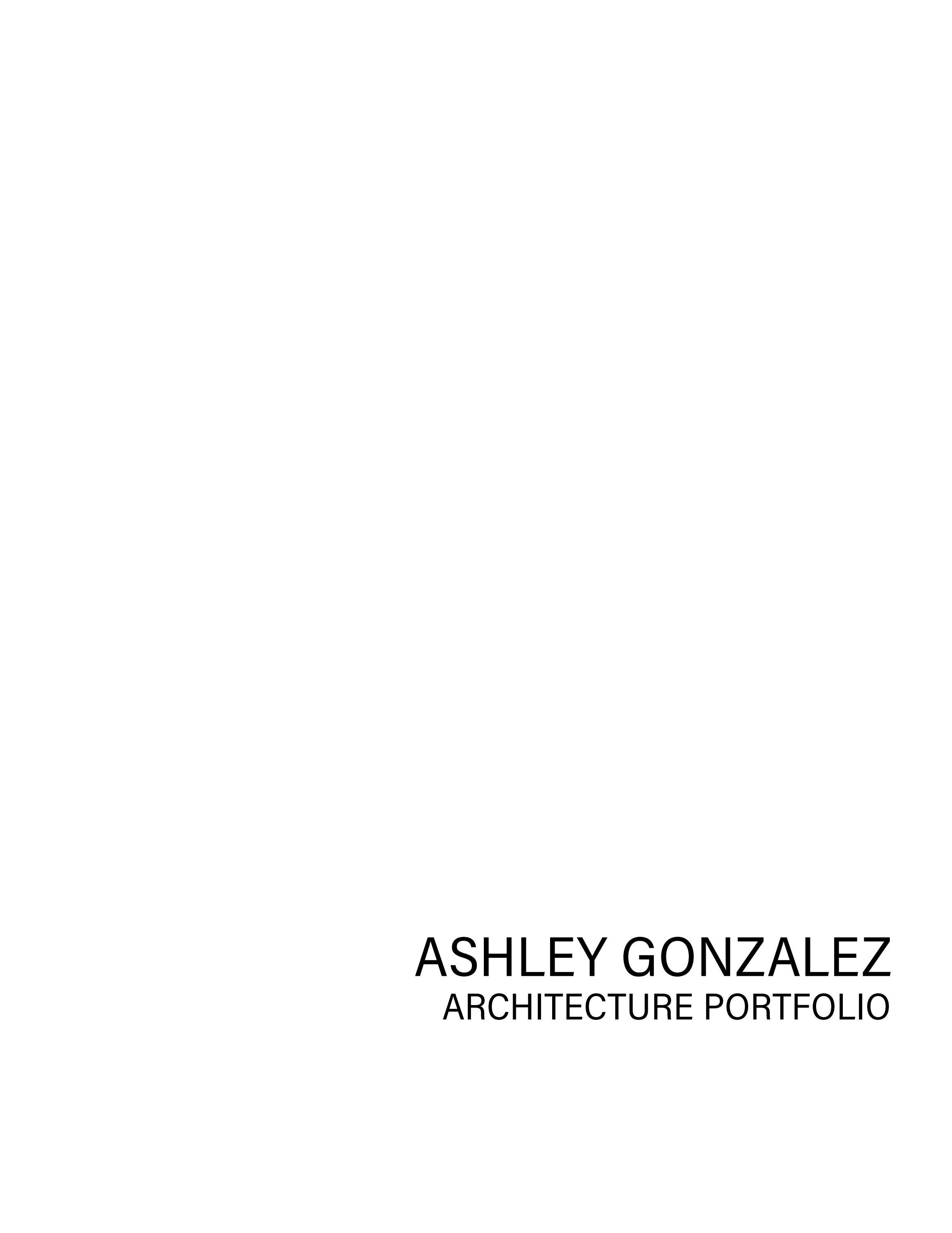 2ND YEAR ARCHITECTURE PORTFOLIO by Ashley Gonzalez - Issuu
