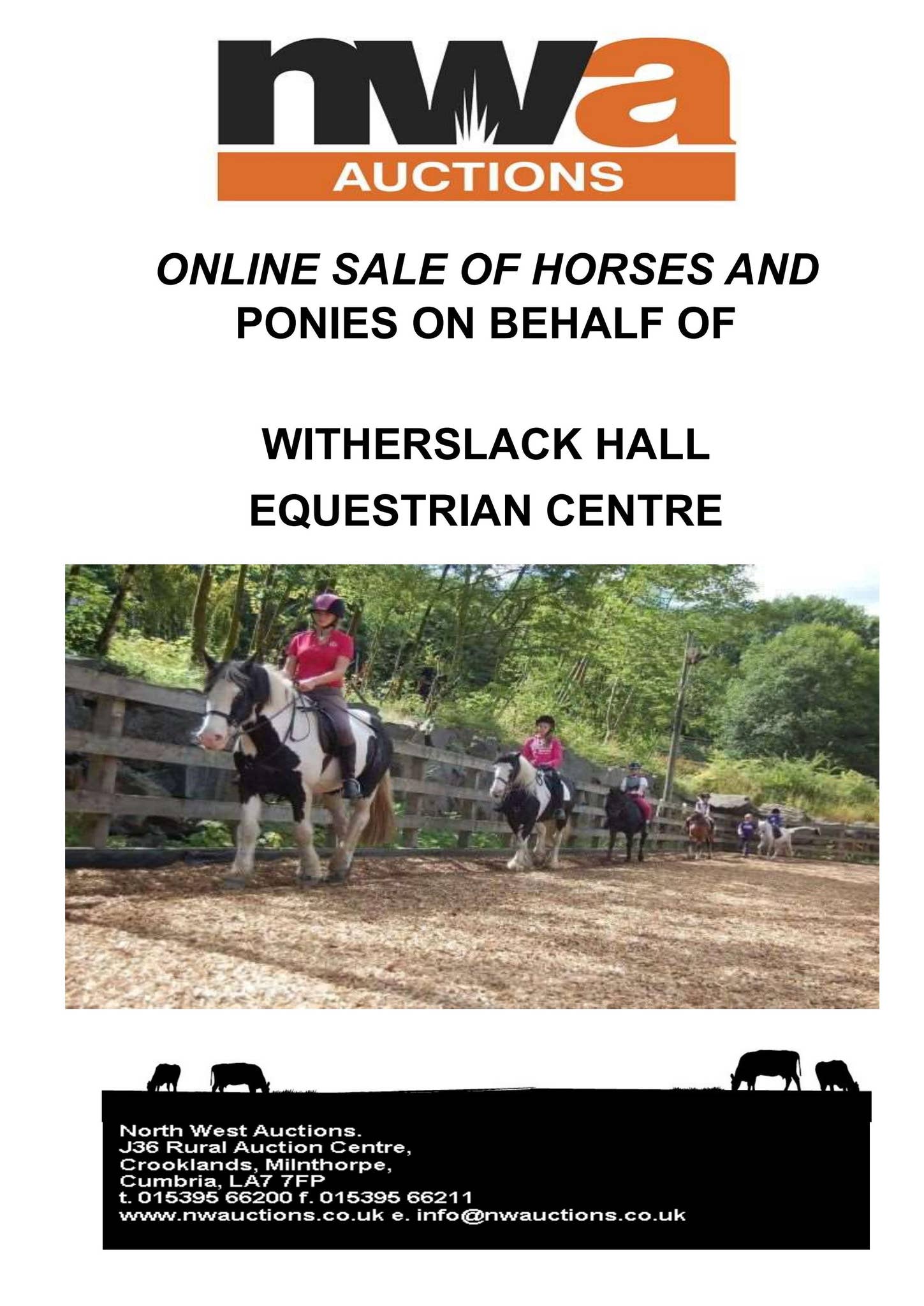 NWA Witherslack Hall Equestrian Centre Catalogue by North West Auctions ...