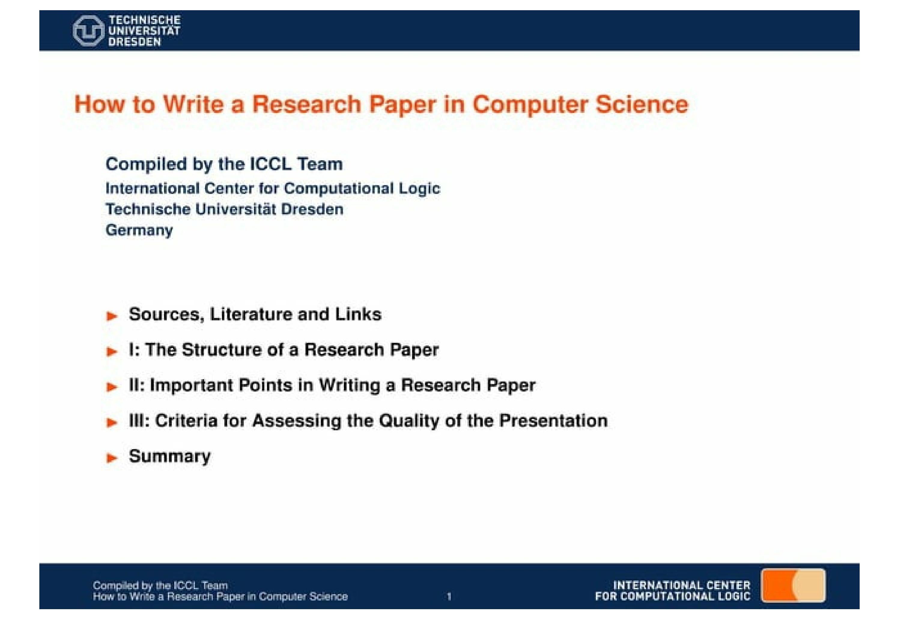 How To Write Research Paper In Cse By Kate Love Issuu