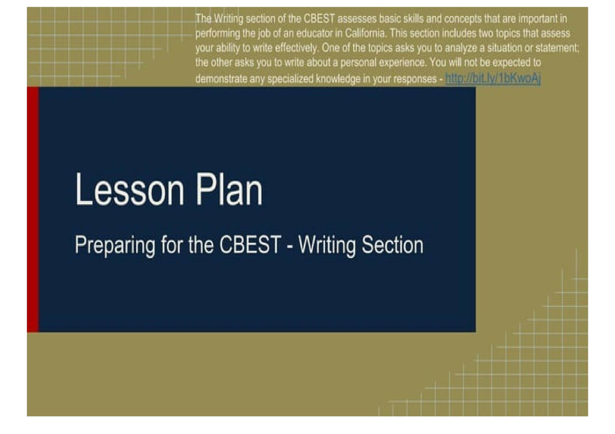 Preparing For The CBEST Writing Section by Cindy Thompson - Issuu