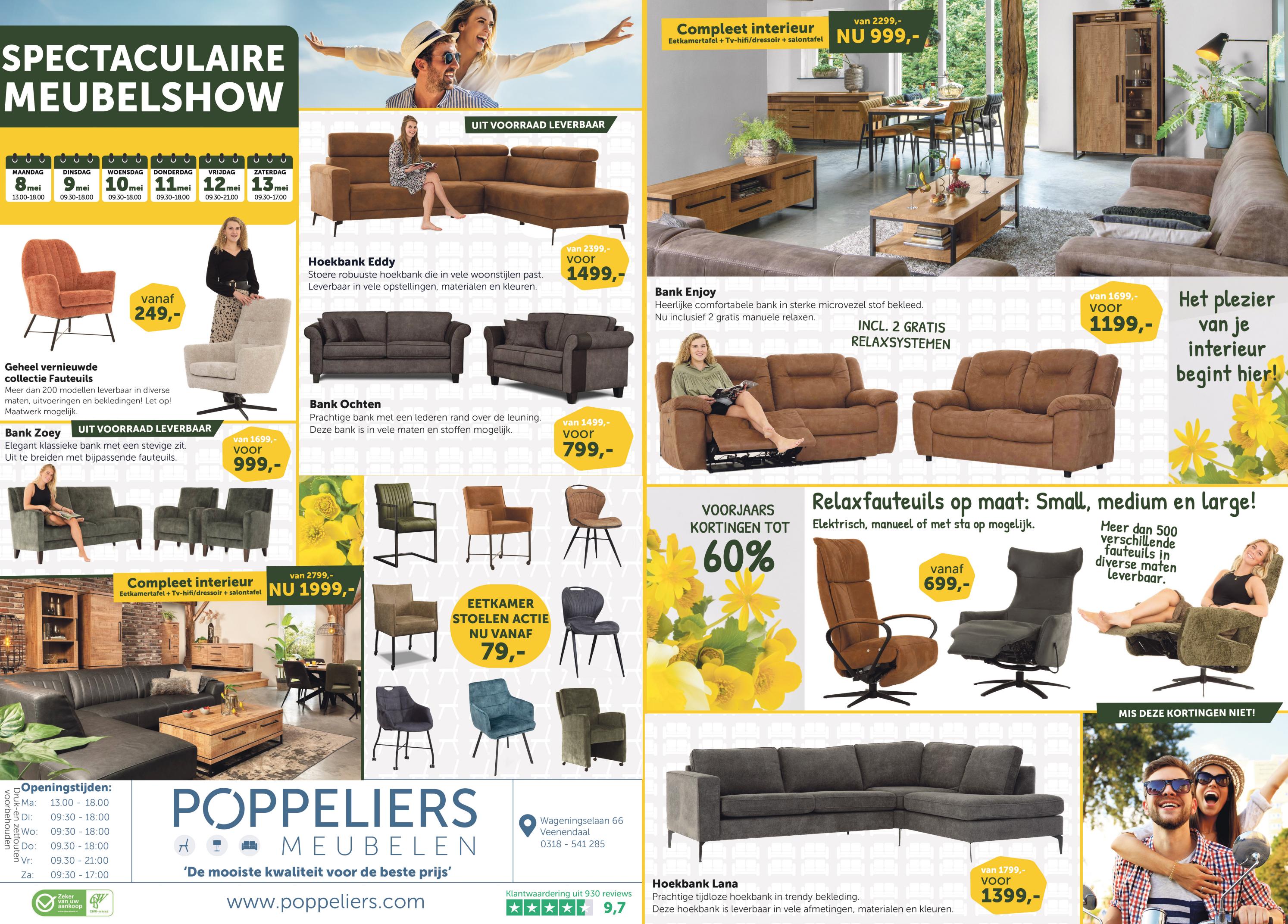 Folder of advertentie Poppeliers Meubelen week 19 by Media Solutions B ...