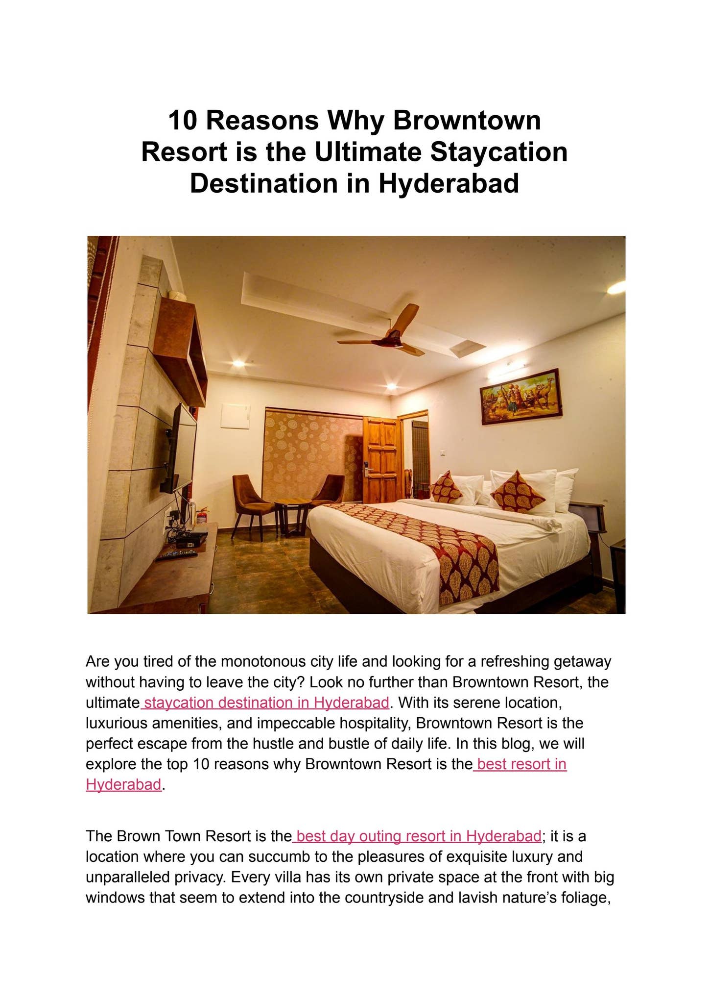 Corporate events resorts | Browntown resort, Spa by Brown town - Issuu