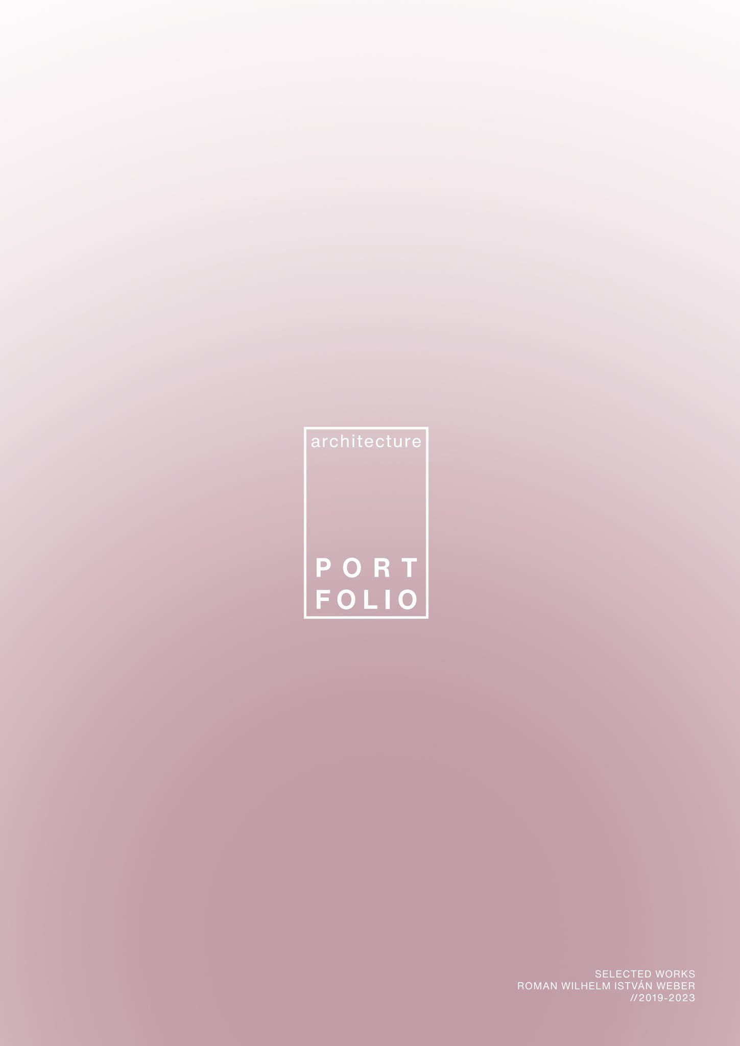 PORTFOLIO ROMAN WEBER by Roman Weber - Issuu