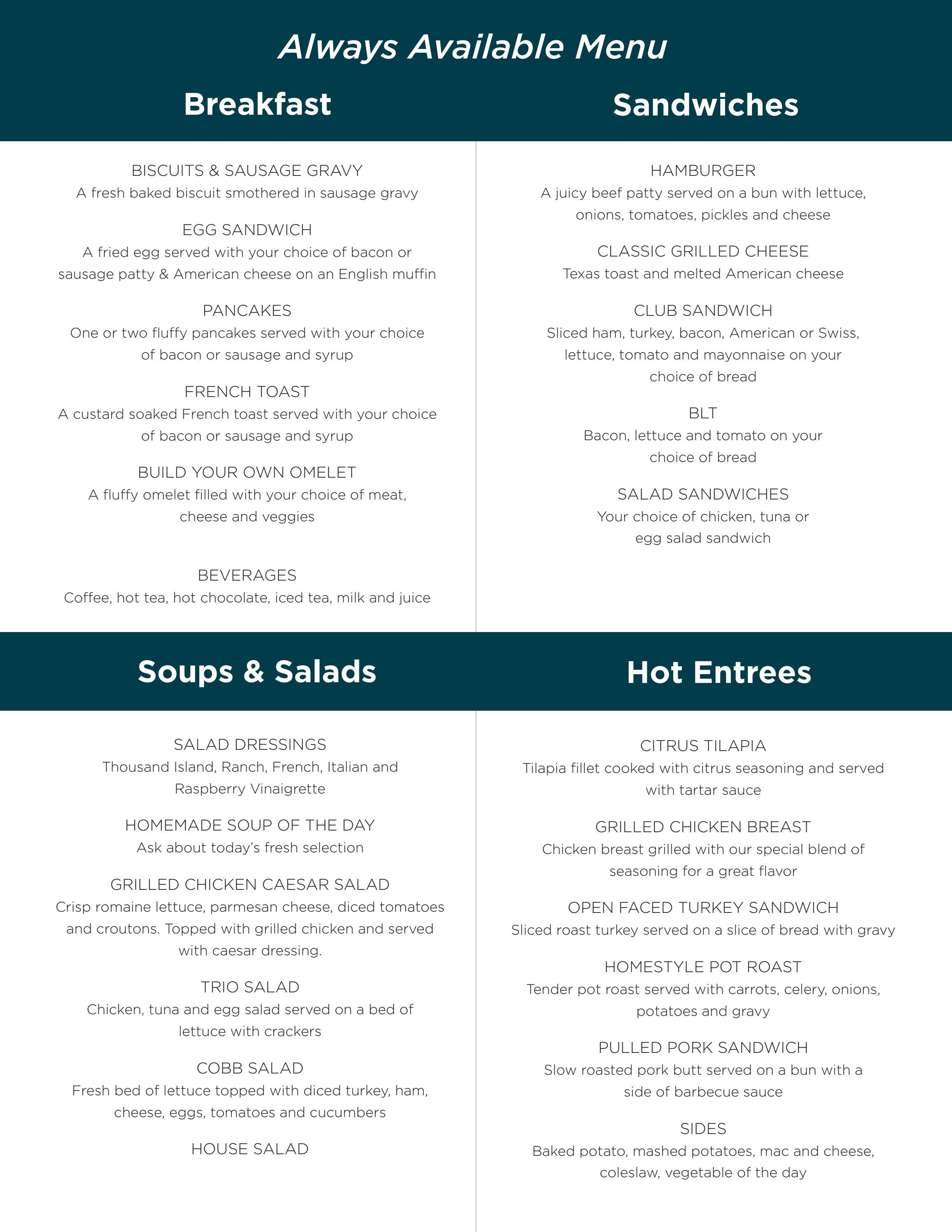 The Village at Mission Menu by Tutera - Issuu