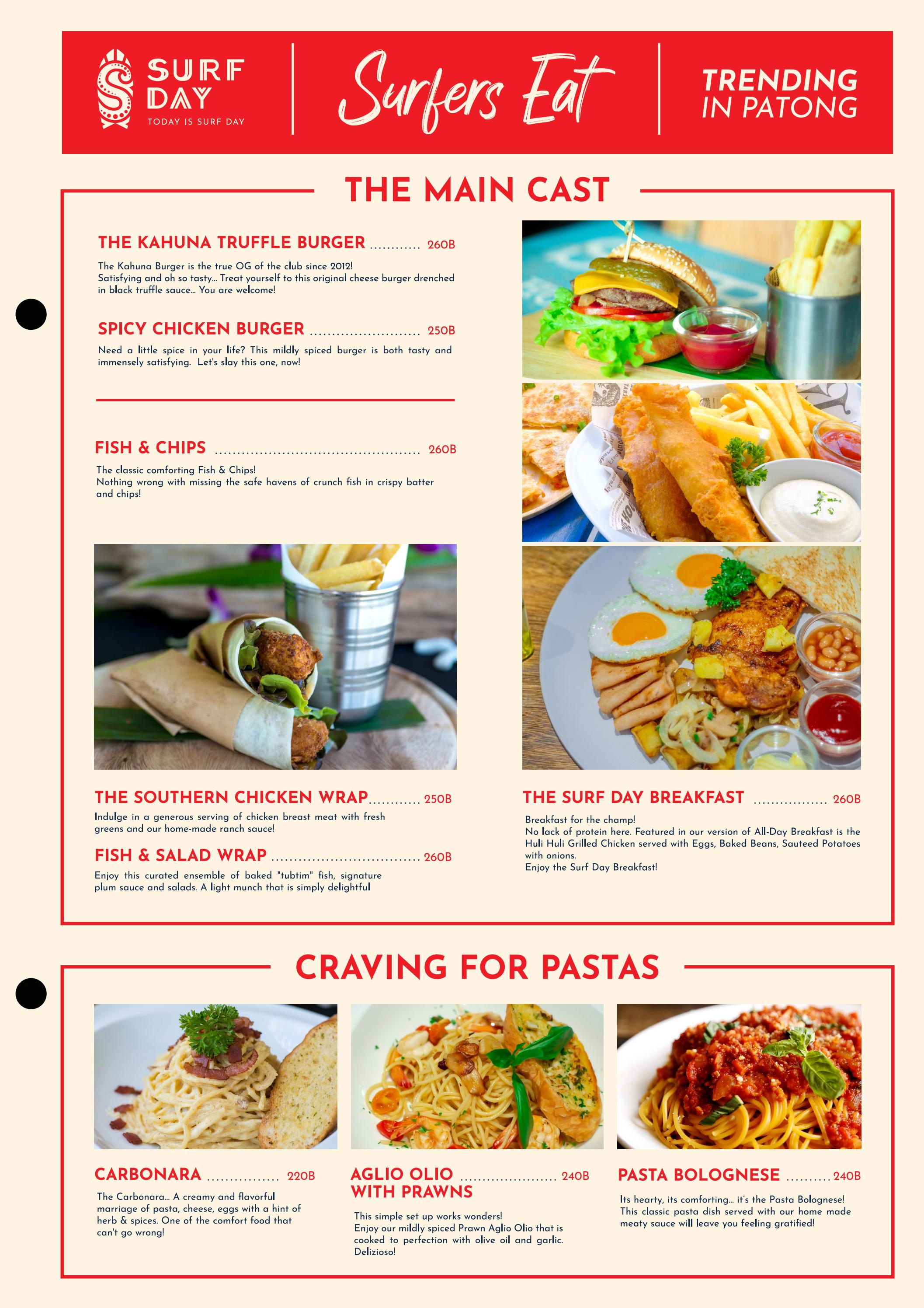 Surf Day Menu Preview by arthurnn - Issuu