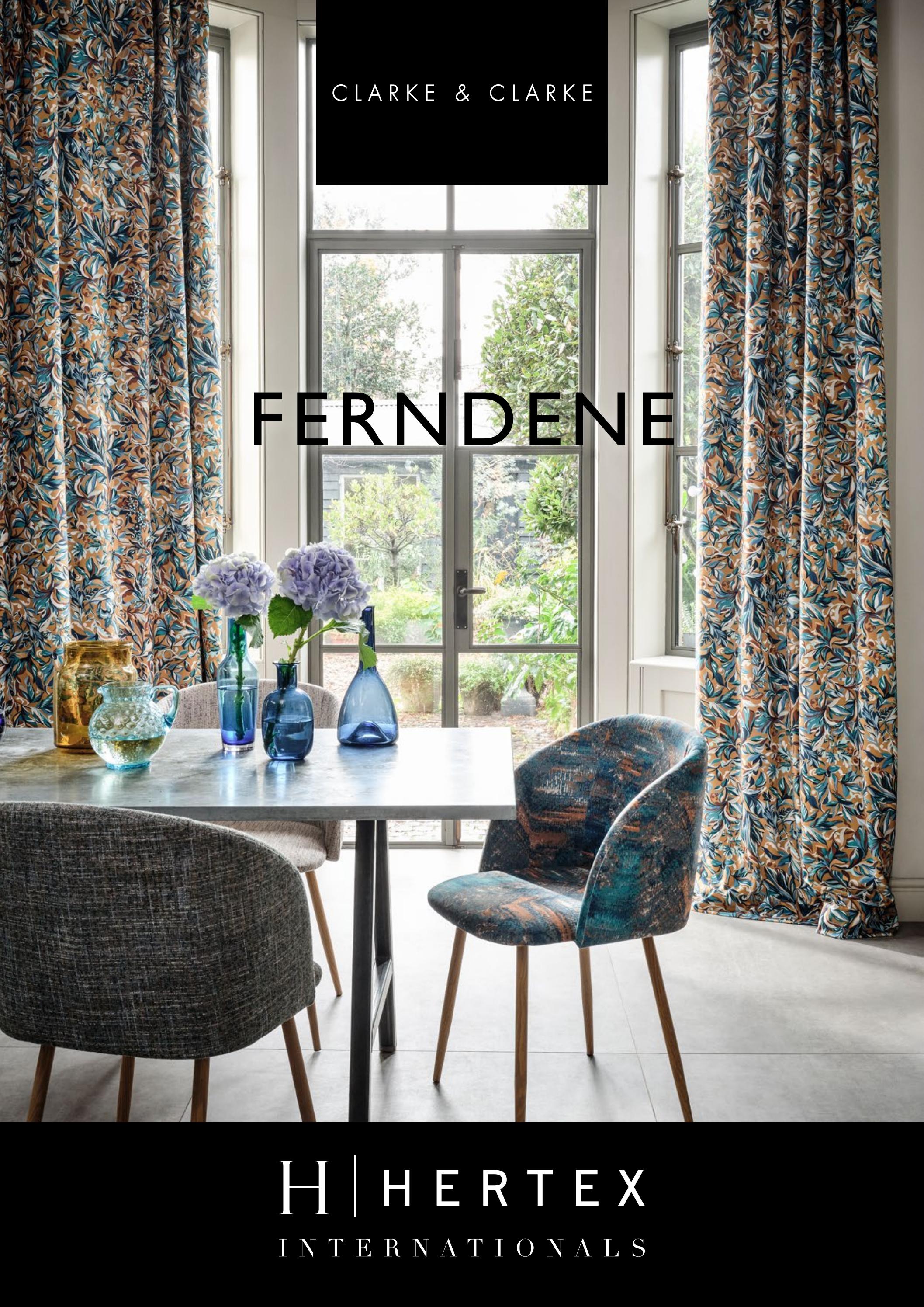 Hertex Internationals Clarke & Clarke Ferndene Fabric Collection by ...