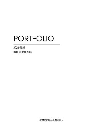 Franzeska Jennifer Portfolio by Franzeska Jennifer - Issuu