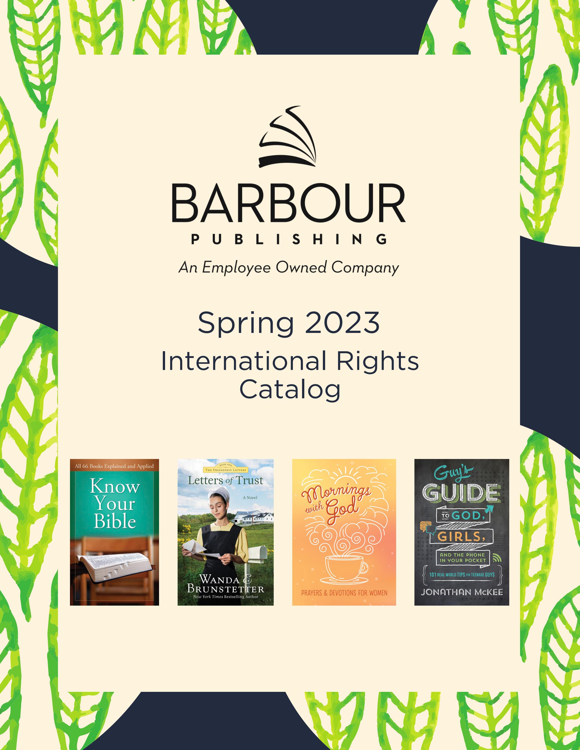 Barbour 2023 Spring International Rights Catalog by Barbour Books - Issuu