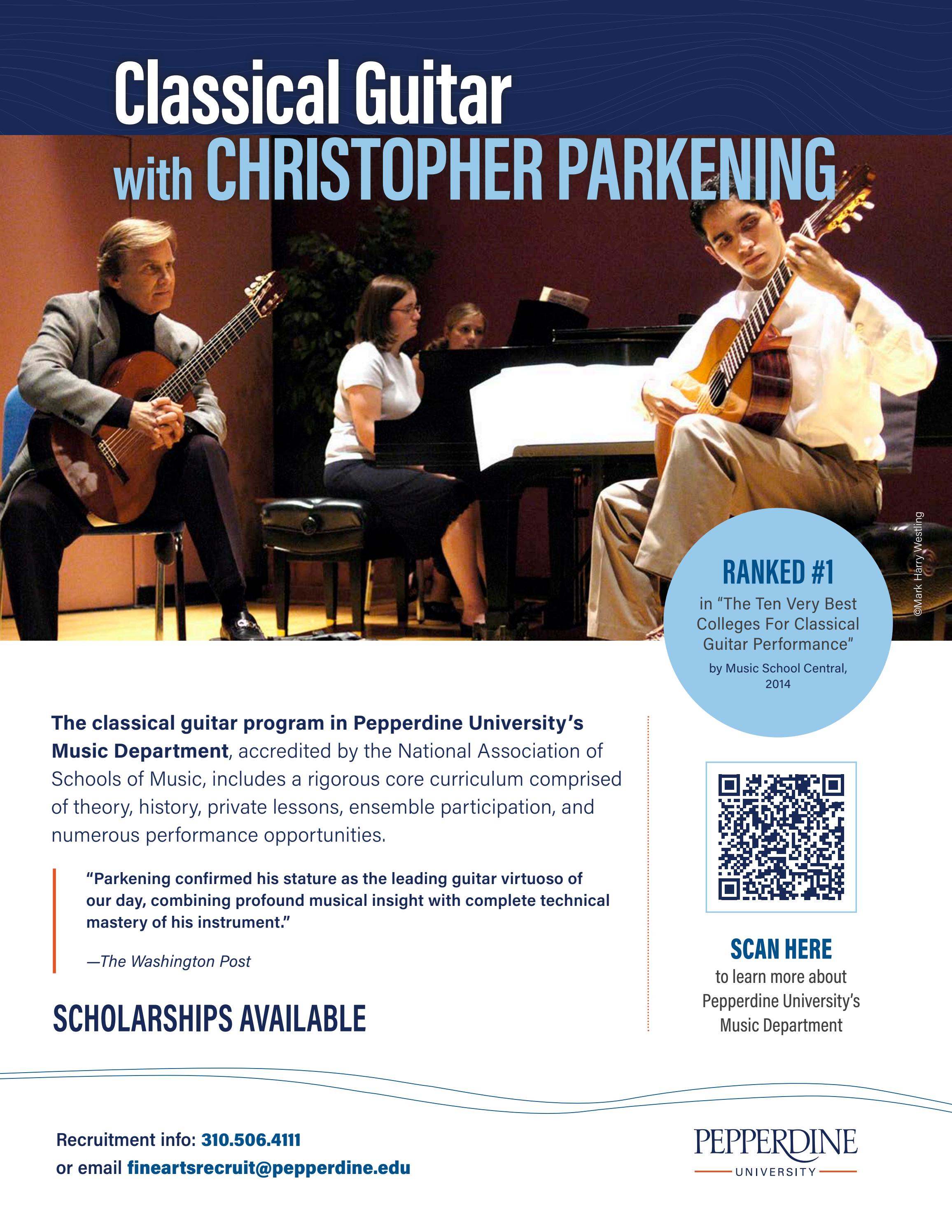 Guitar Program Advertisement by Pepperdine University - Issuu