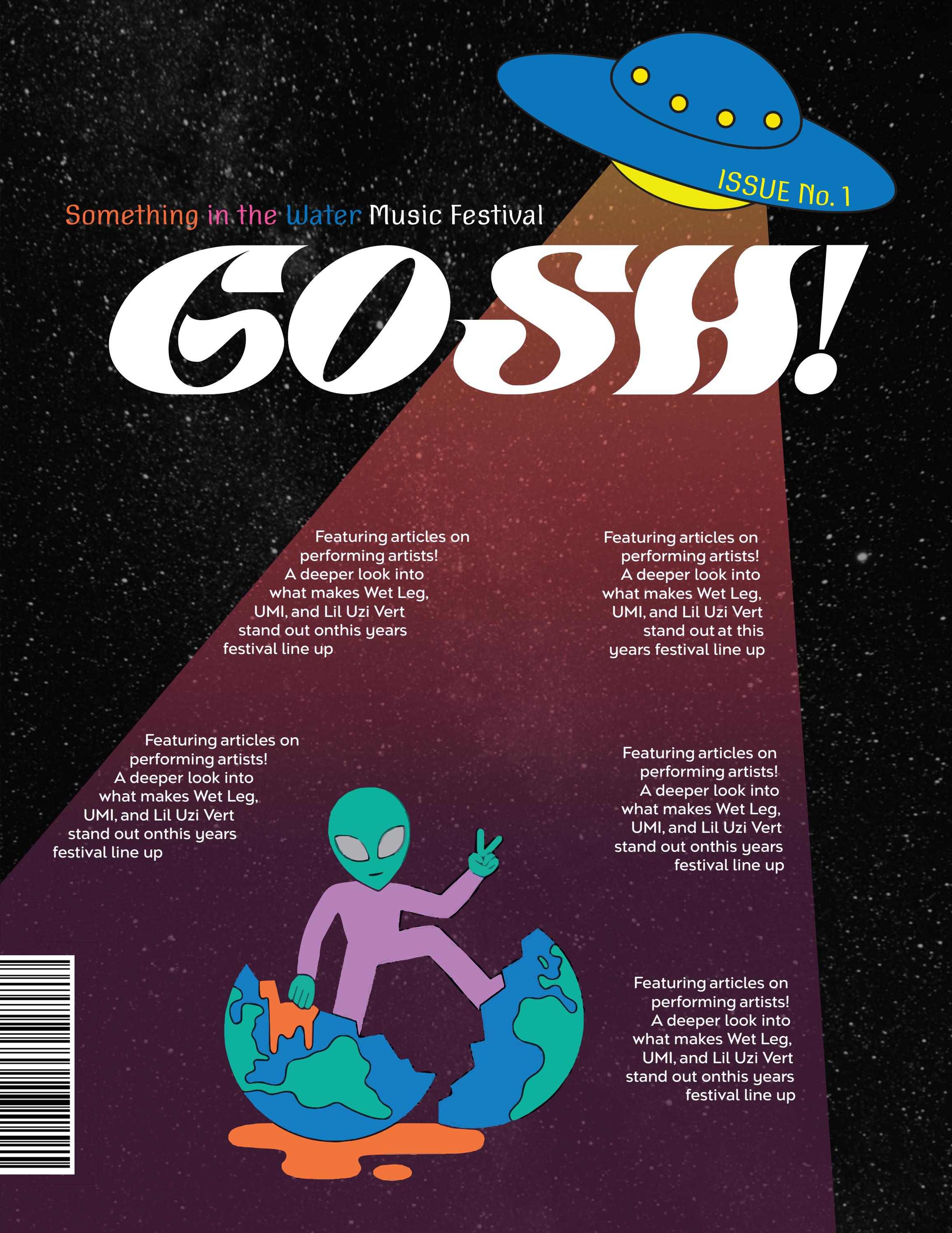 GOSH! MAGAZINE REDESIGN - SOMETHING IN THE WATER MUSIC FESTIVAL by ...