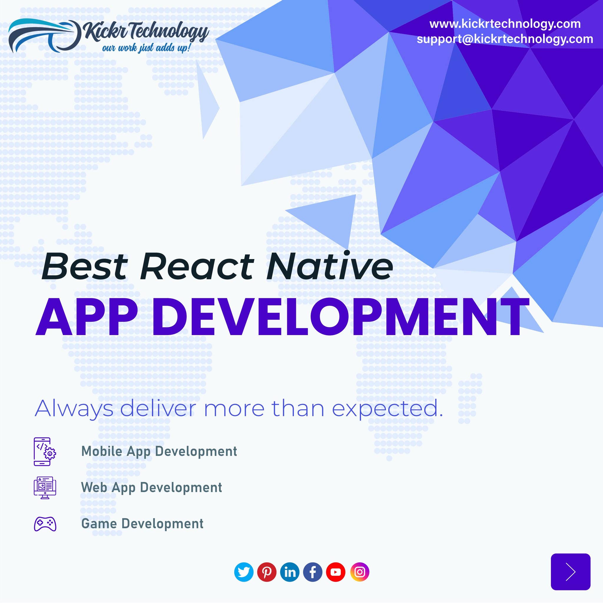 Best React Native App Development Company | | App development company in india by Kickr ...