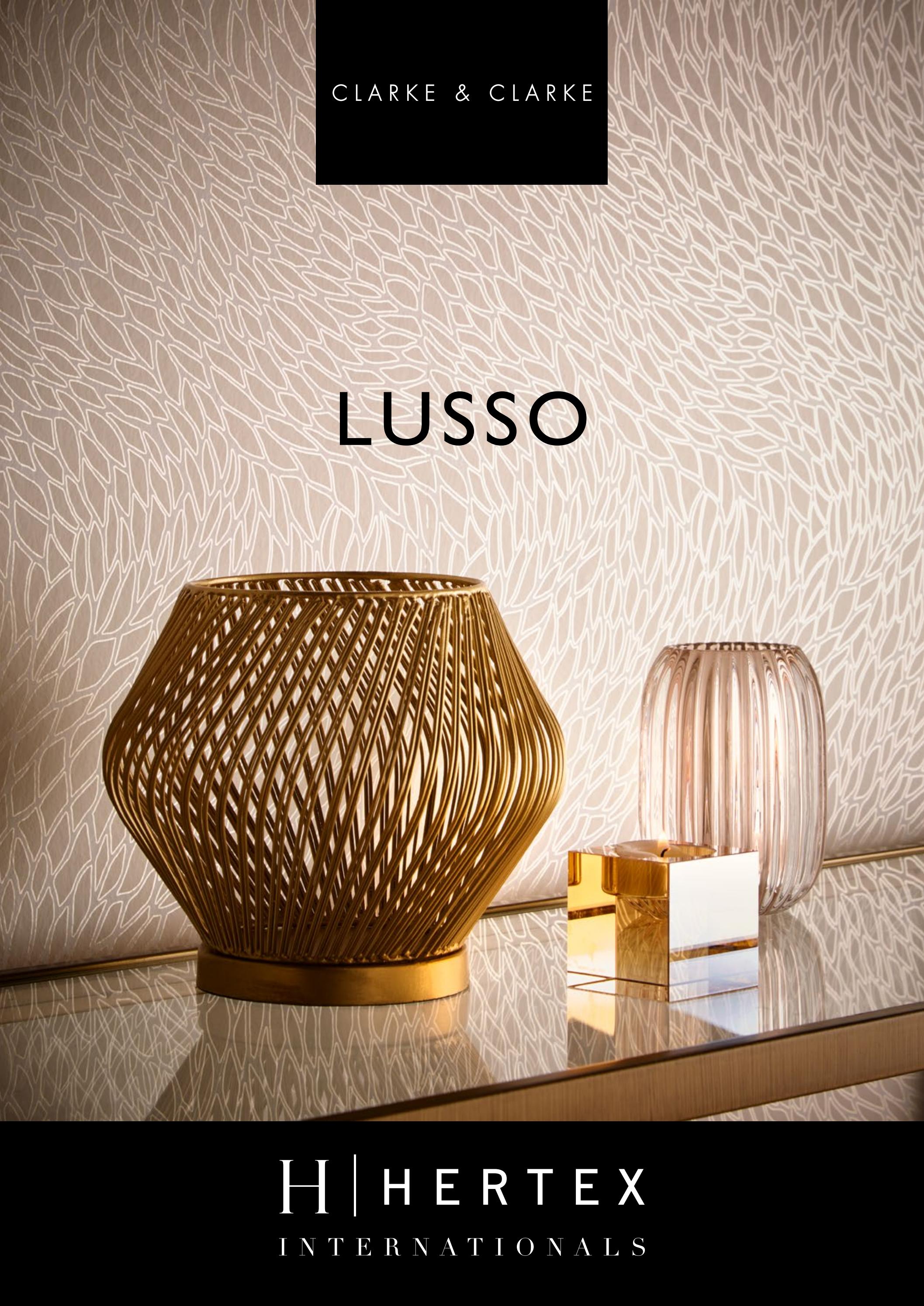 Hertex Internationals Clarke & Clarke Lusso Wallpaper Collection by ...