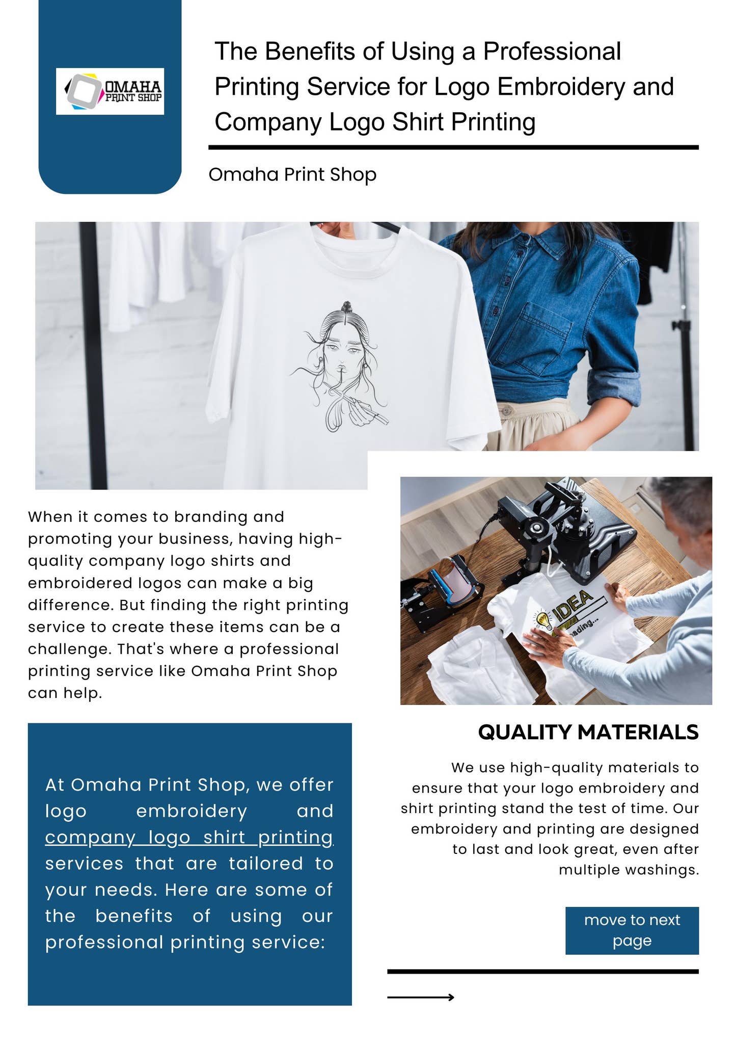 The Benefits of Using a Professional Printing Service for Logo ...
