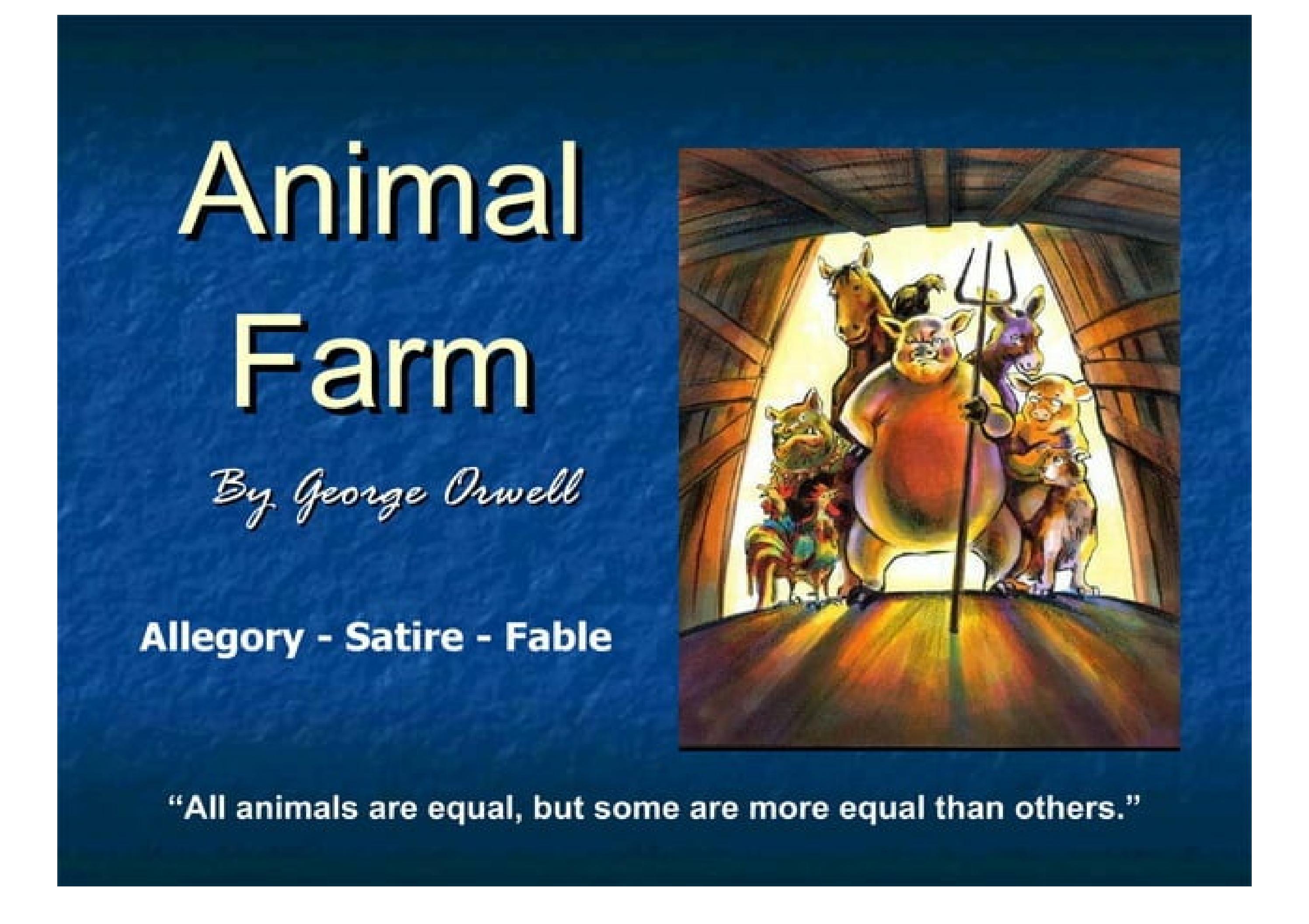 Animal Farm Allegory