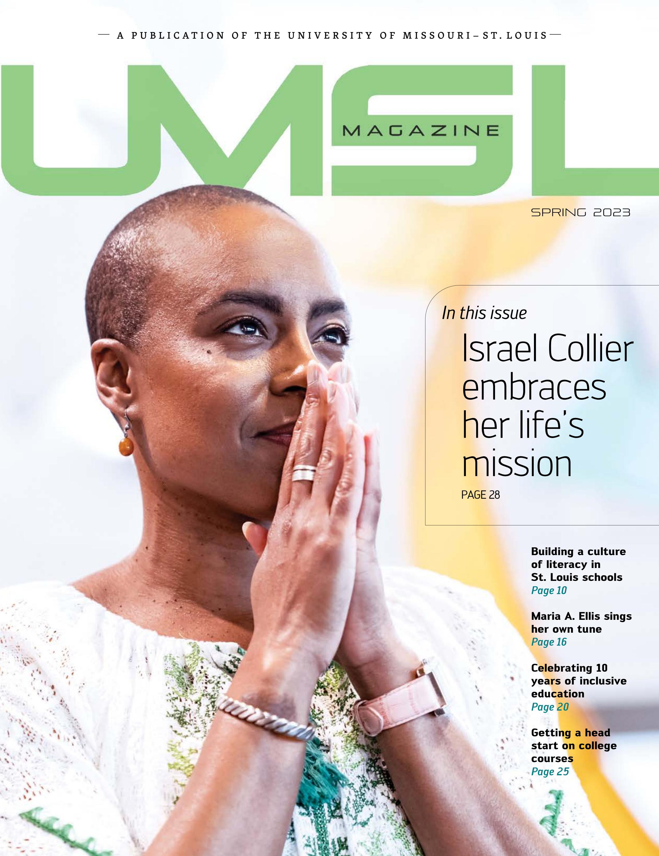 UMSL Magazine - Spring 2023 by University of Missouri–St. Louis - Issuu