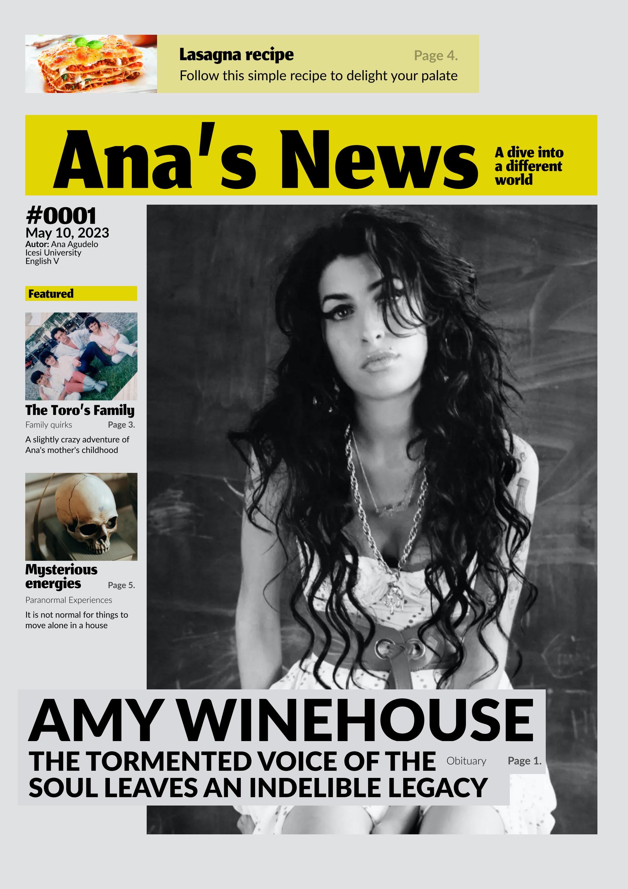 Ana's News by Ana Agudelo - Issuu