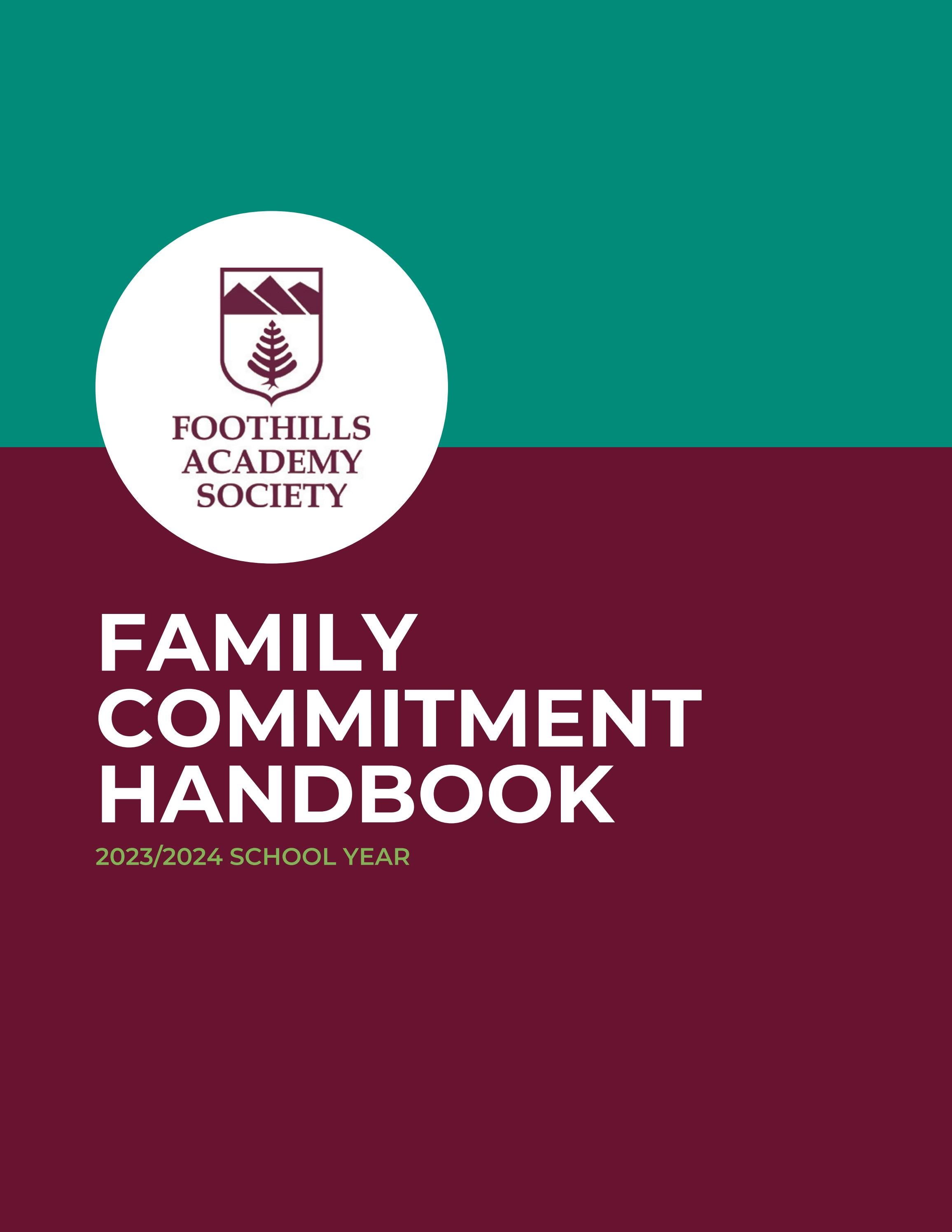 FAMILY COMMITMENT HANDBOOK by foothillsacademyyyc - Issuu