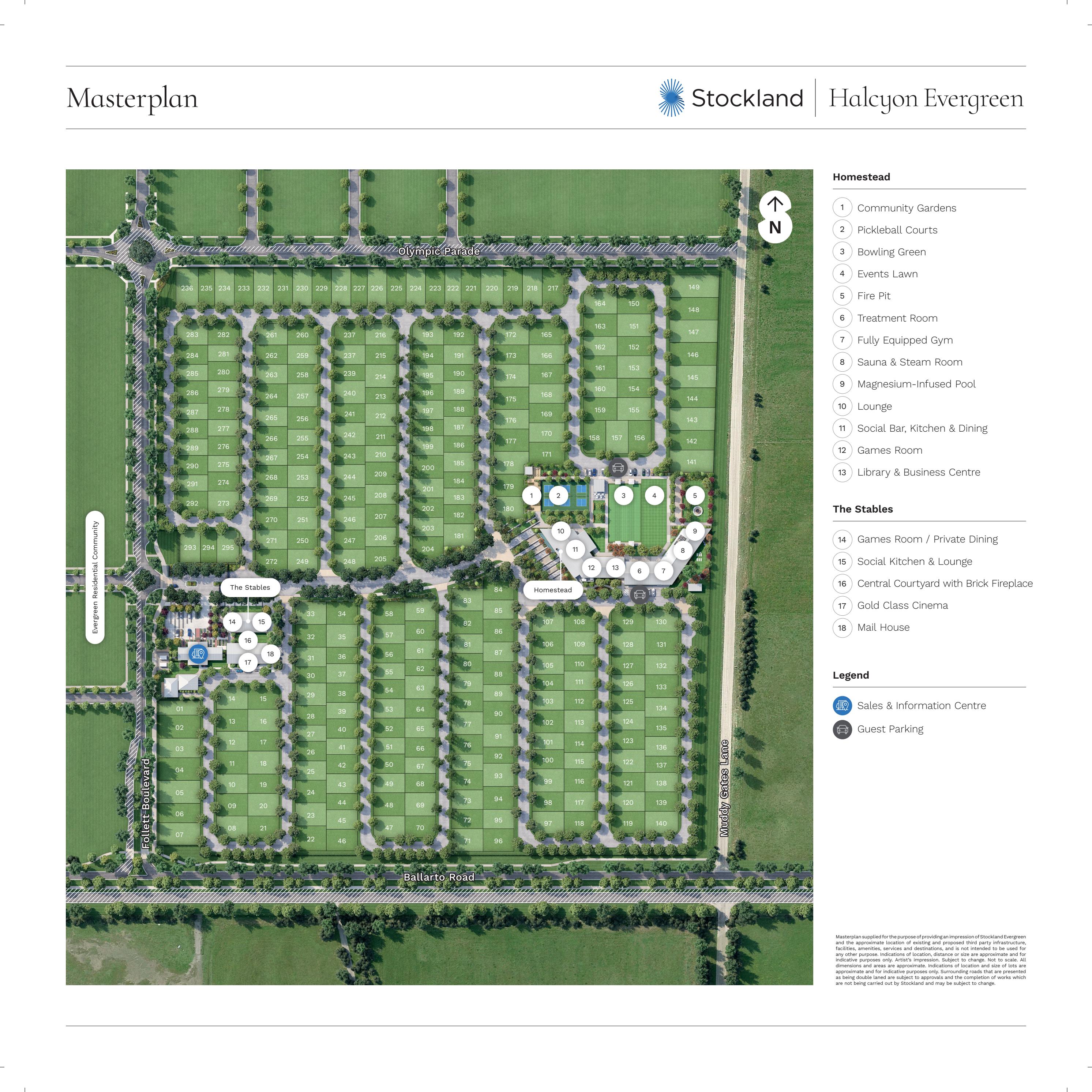 Halcyon Evergreen Masterplan by Stockland Land Lease Management - Issuu