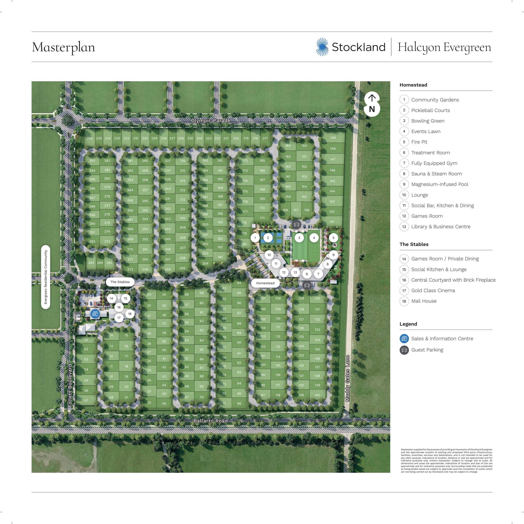 Halcyon Evergreen Masterplan by Stockland Land Lease Management - Issuu