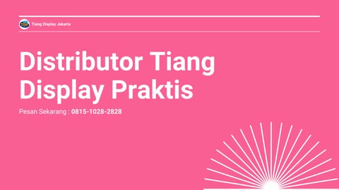 PROMO! Distributor Tiang Display Praktis WA: 0815-1028-2828, Jakarta by ...