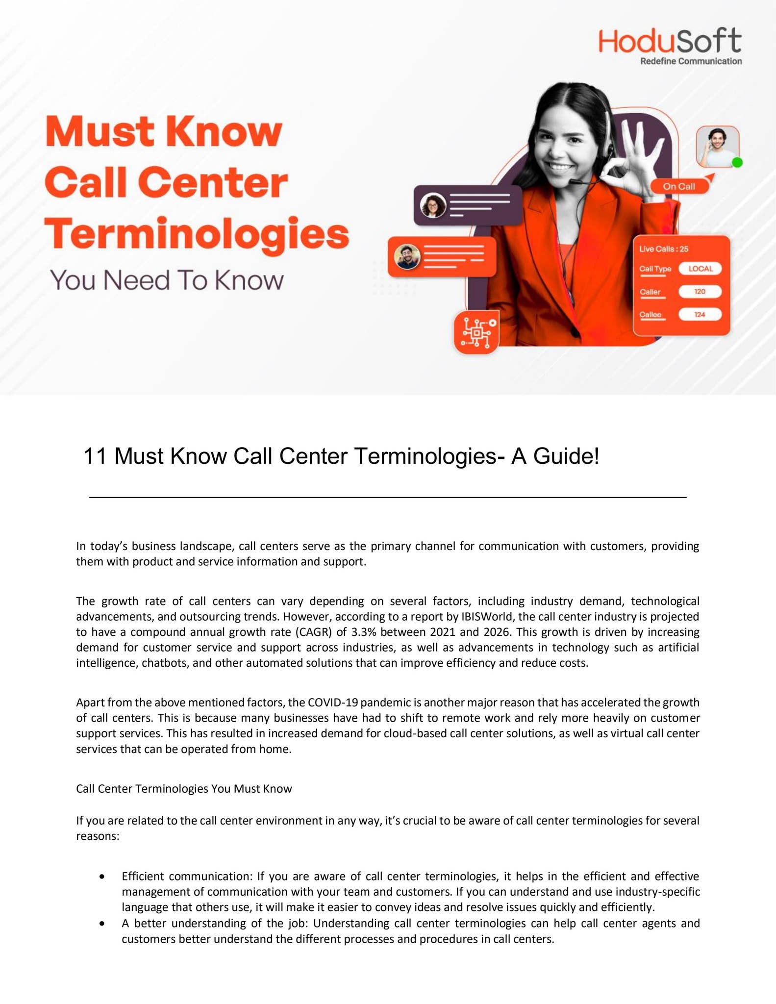 11 Must Know Call Center Terminologies- A Guide! by HoduSoft Pvt. Ltd ...