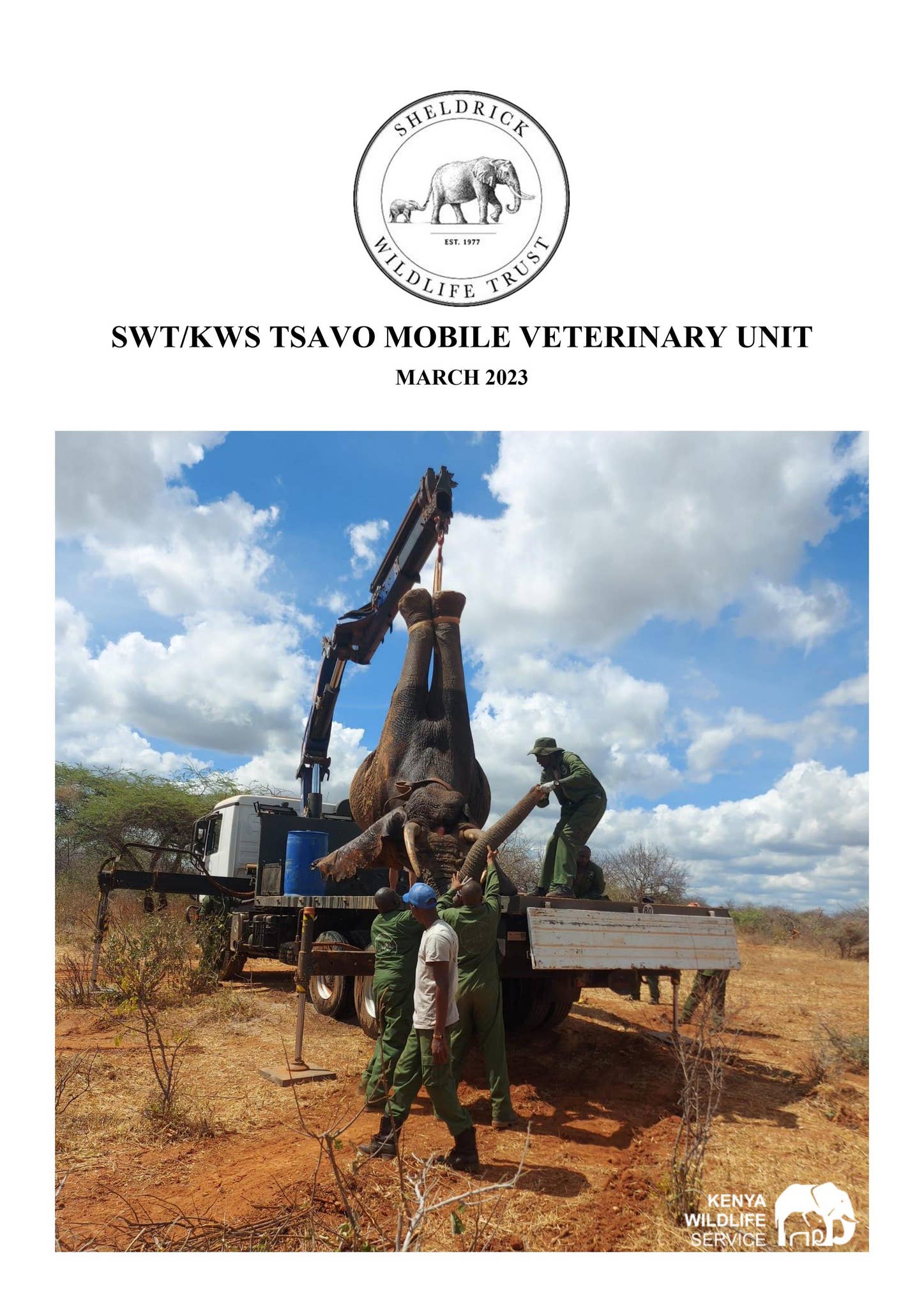 SWT/KWS Tsavo Mobile Veterinary Report for March 2023 by Sheldrick ...