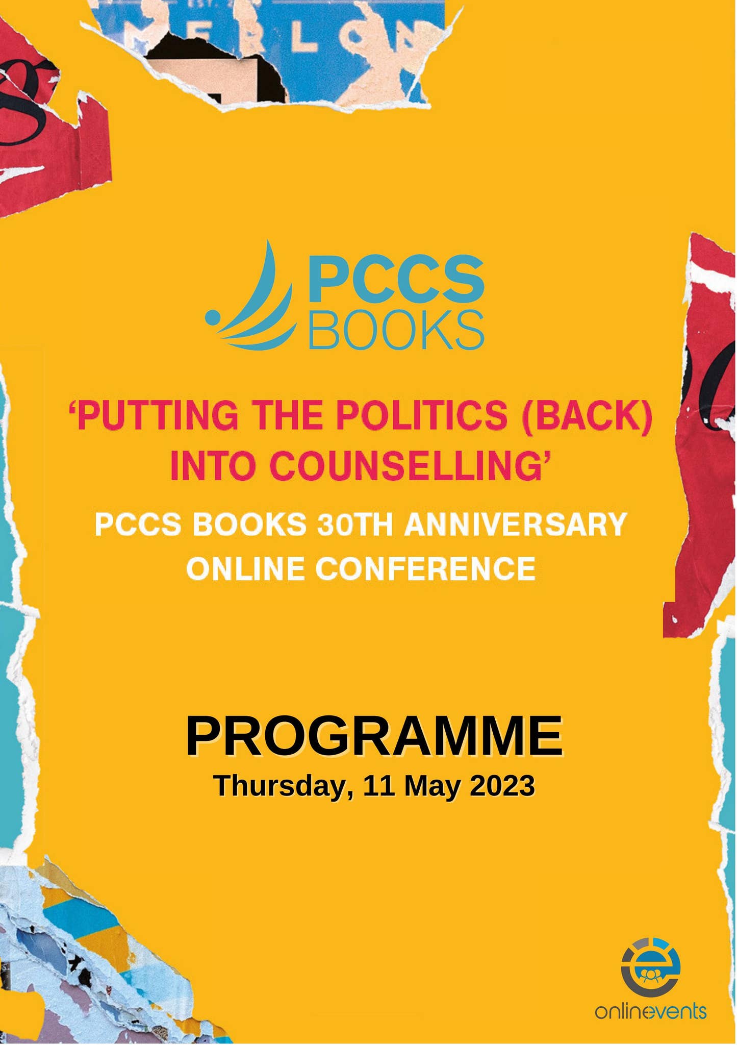 PCCS BOOKS 30th Anniversary Conference Brochure by Onlinevents - Issuu