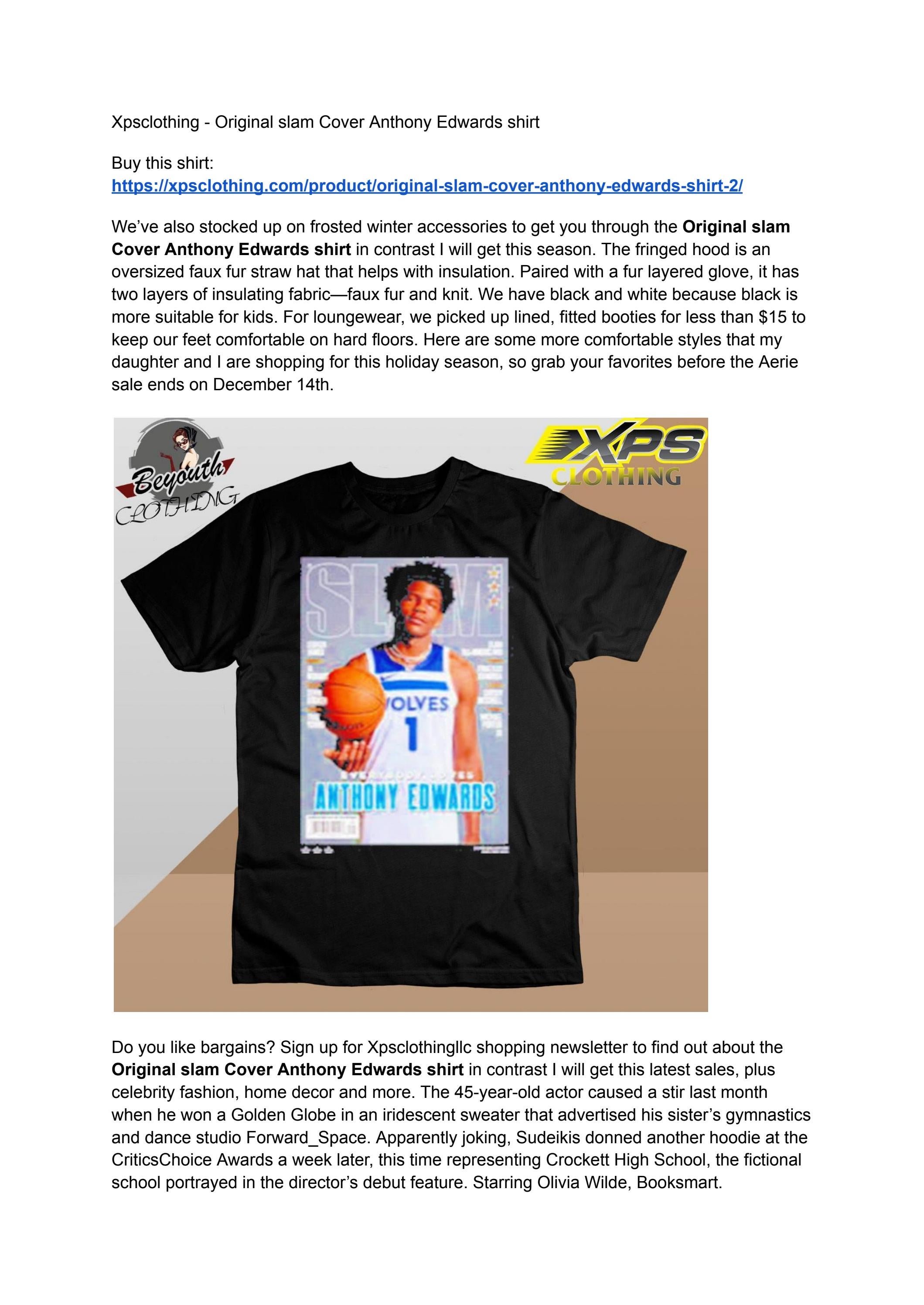 Anthony Edwards Clothing