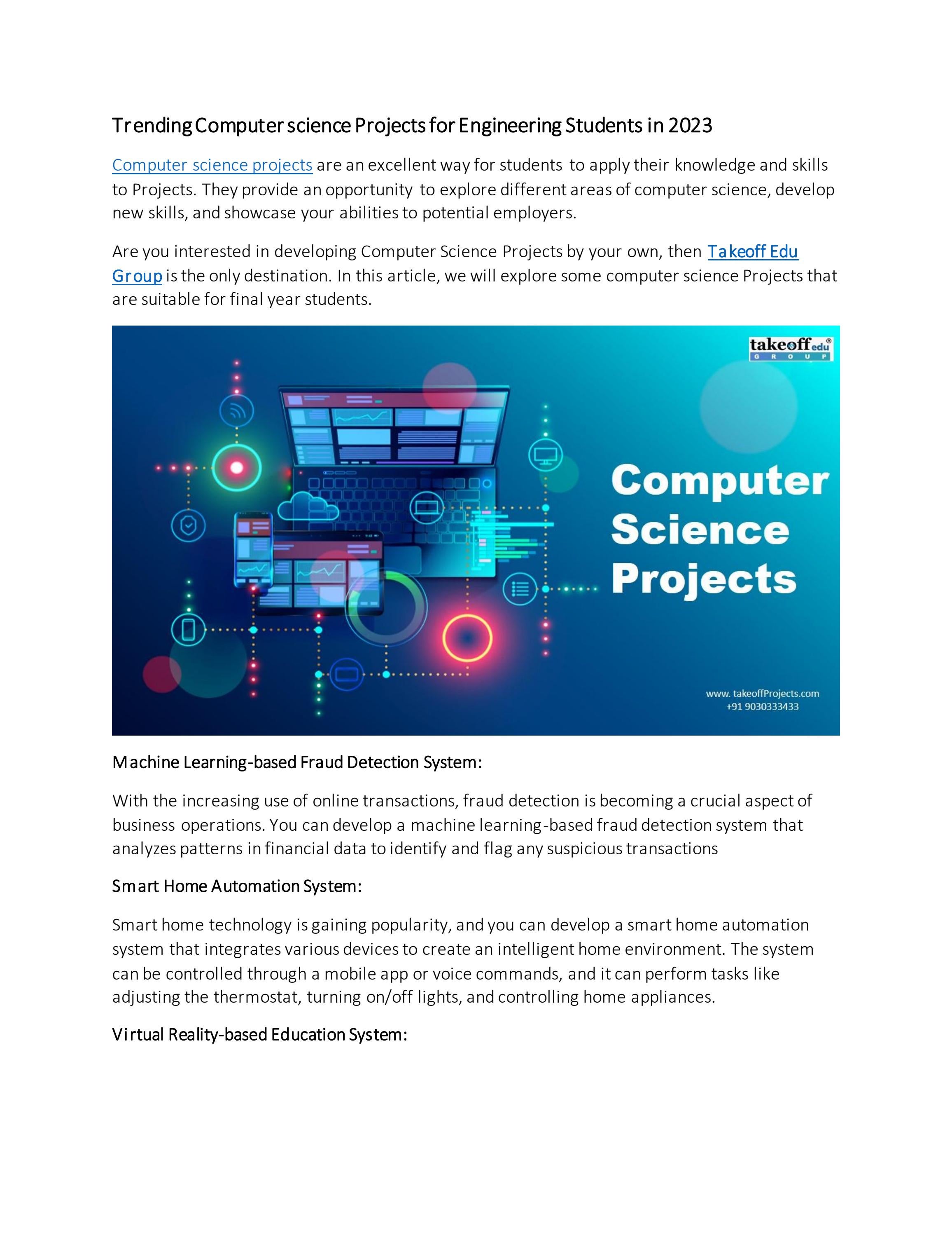 Computer Engineering Projects