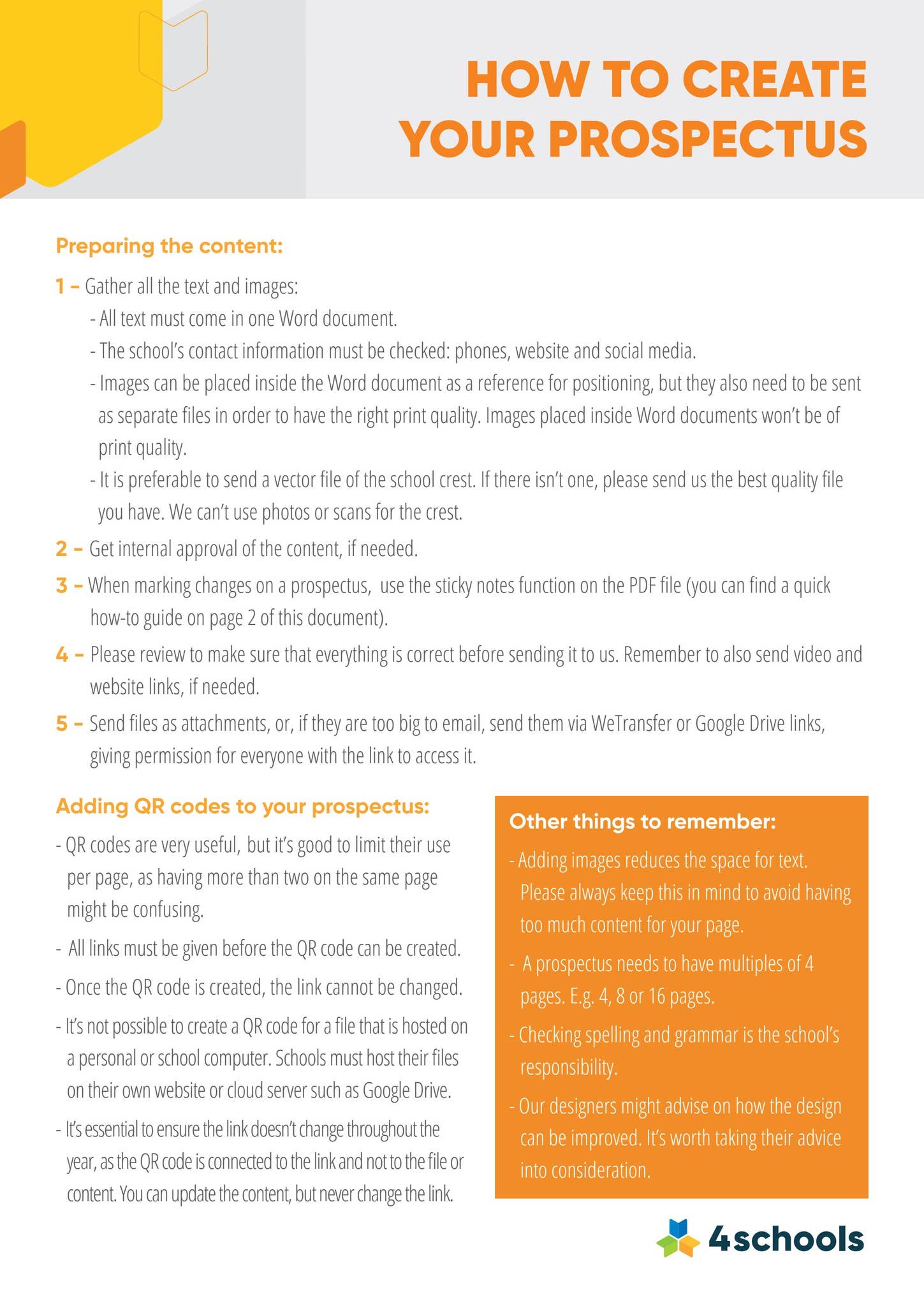 How to create my Prospectus by The Examcraft Group - Issuu